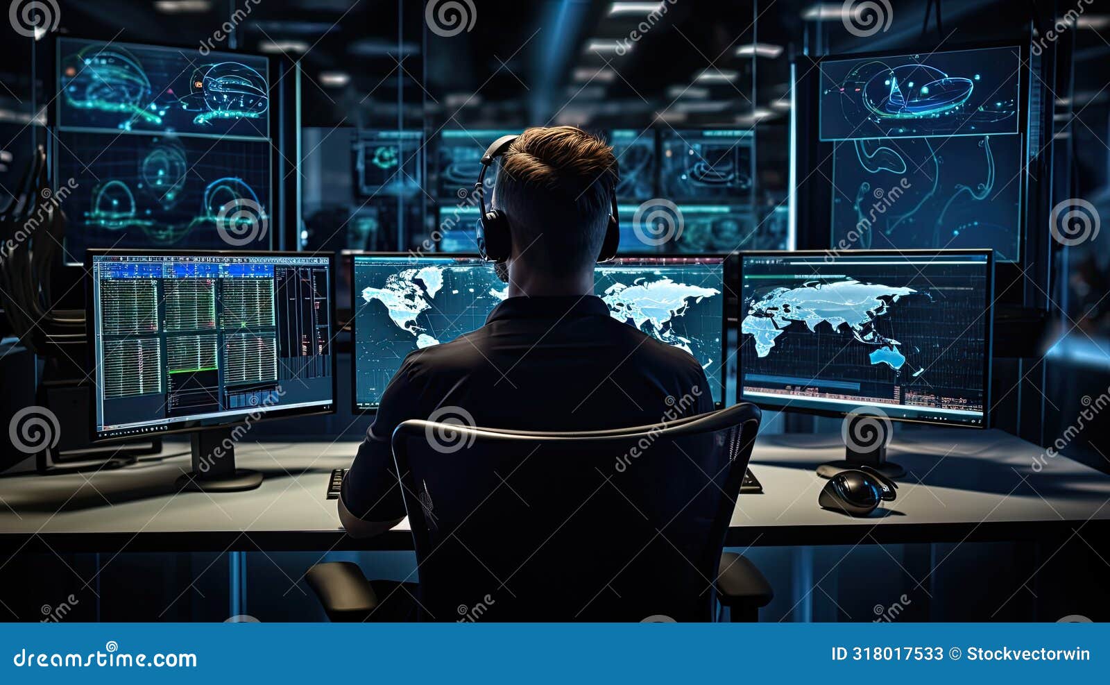 Analyst Data Technology Security Stock Illustration - Illustration of ...
