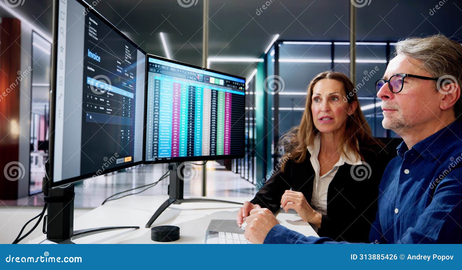 Analyst Employee Working on Spreadsheet Stock Photo - Image of monitor ... Analyst Employee Working on Spreadsheet Stock Photo - Image of monitor ...