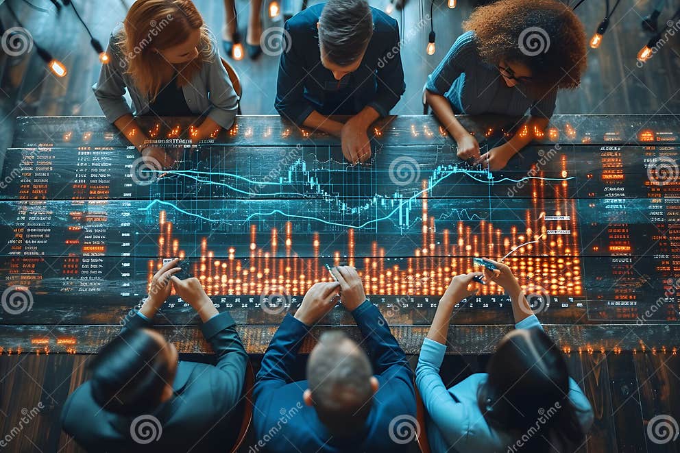 Analyst Financial, Business Technology Concept, Professionals Analyzing ...