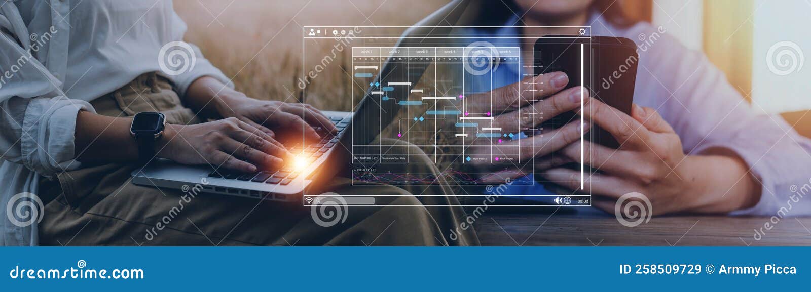 Analyst Working with Computer in Business Analytics and Data Management ...