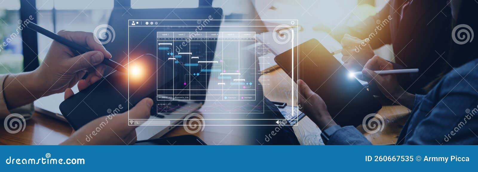 Analyst Working with Computer in Business Analytics and Data Management ...