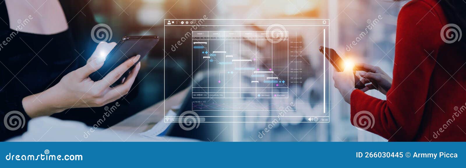 Analyst Working with Computer in Business Analytics and Data Management ...