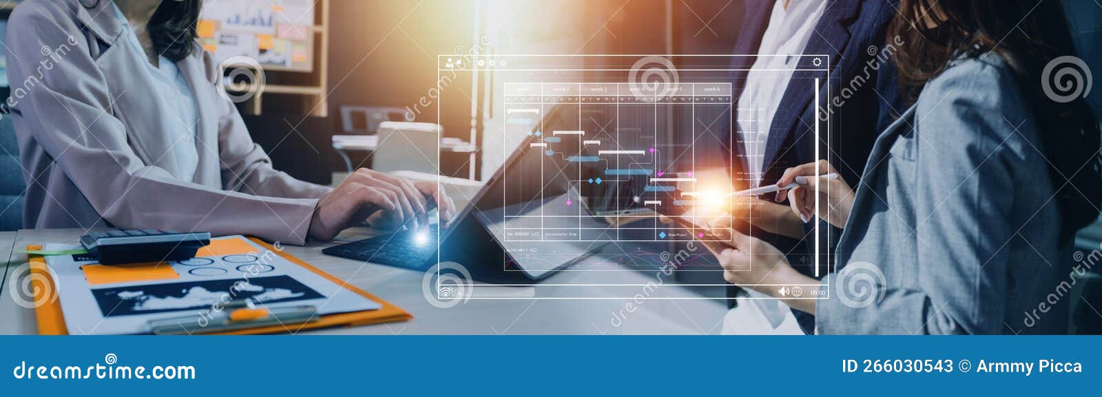 Analyst Working with Computer in Business Analytics and Data Management ...