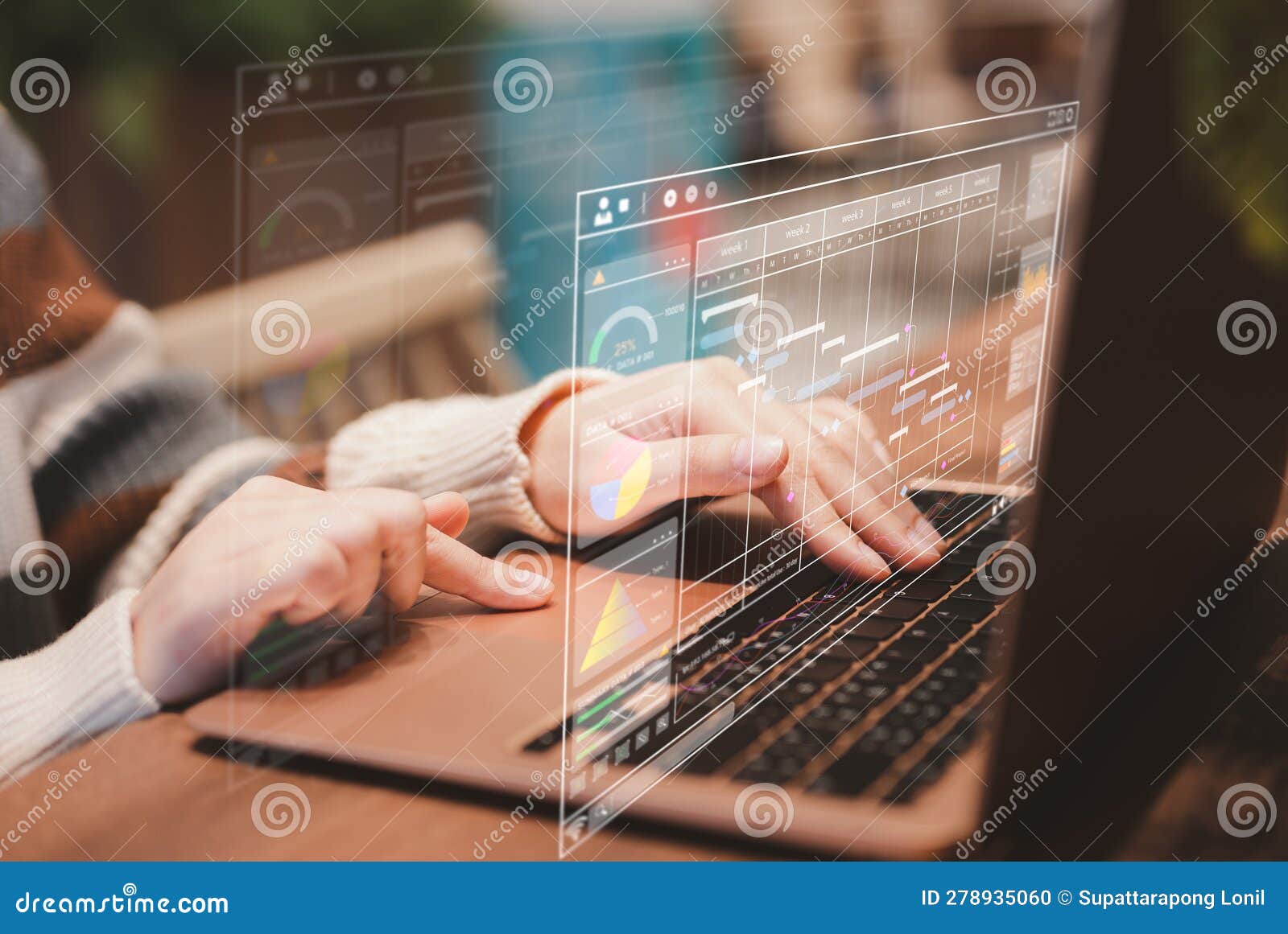 Analyst Working on Laptop. Business Analytics Chart and Data Management ... Analyst Working on Laptop. Business Analytics Chart and Data Management ...