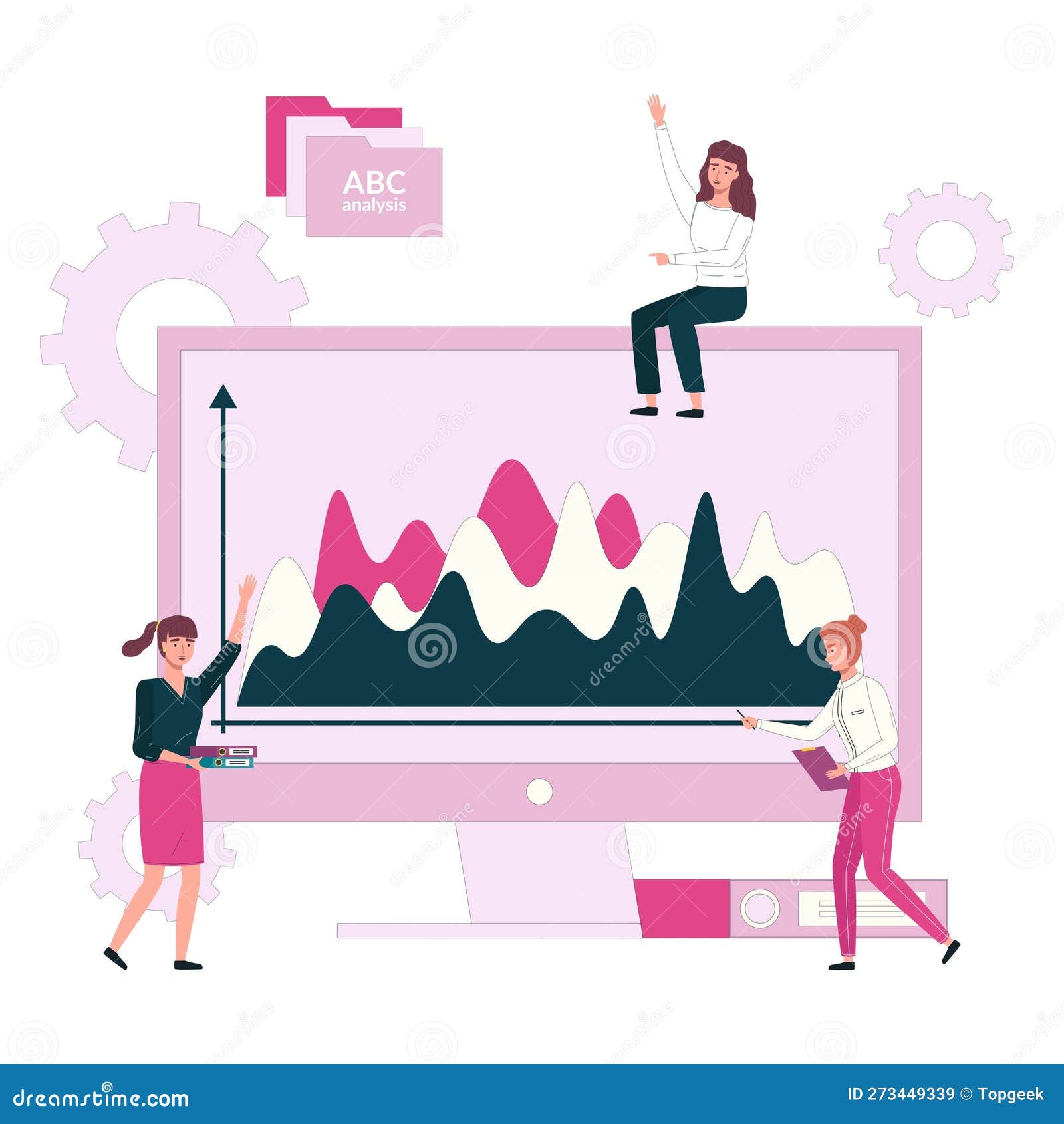 Analysts Working with Diagram. People Work with Statistics, Business ... Analysts Working with Diagram. People Work with Statistics, Business ...