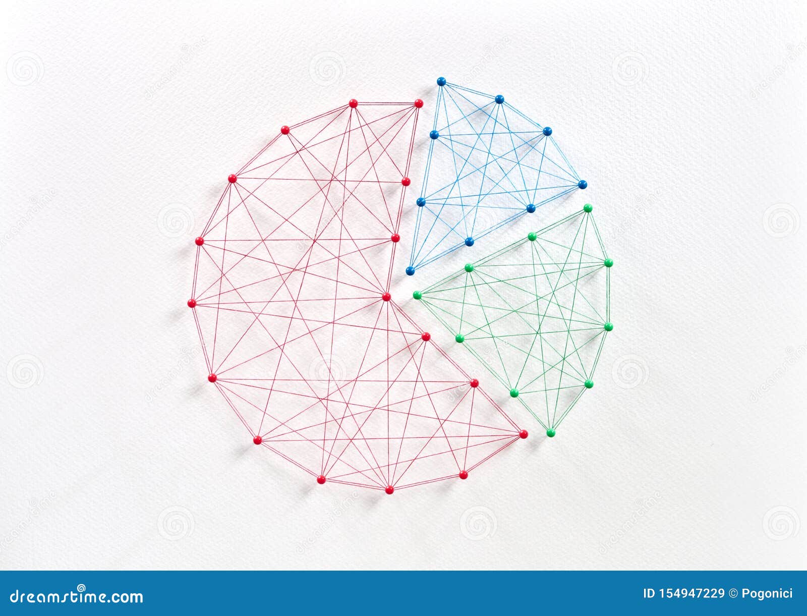 Analytic pie chart concept stock image. Image of interaction - 154947229