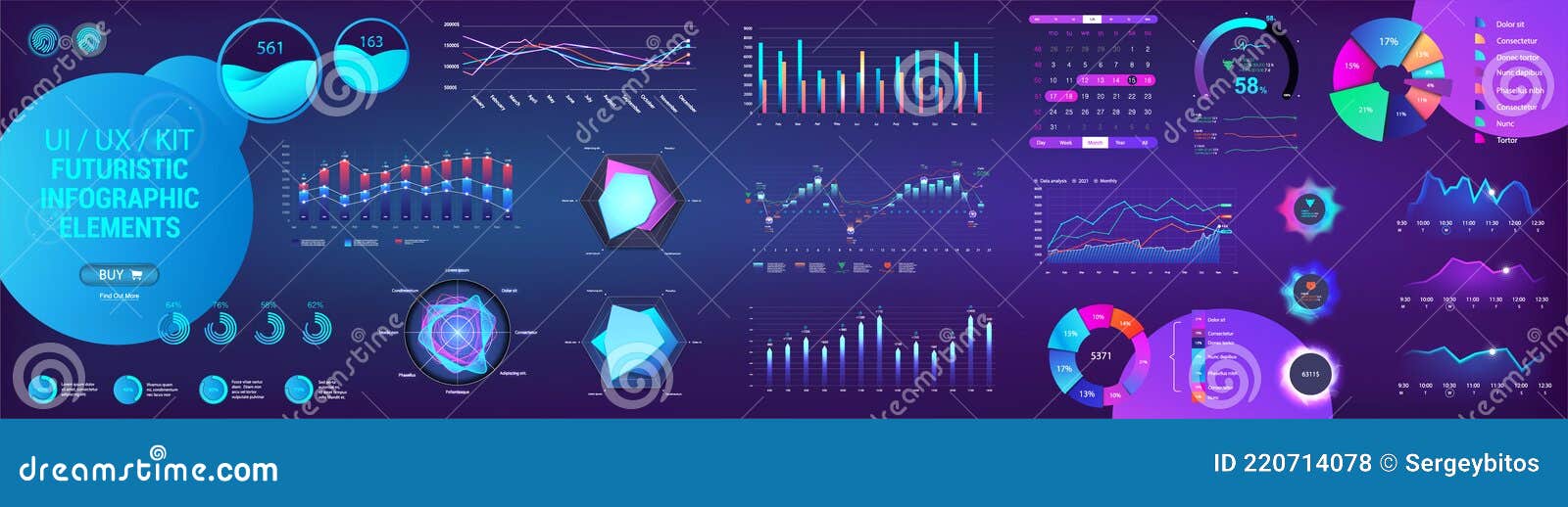 Analytic Set UI, UX, GUI for Mobile App, Dashboard and Presentation ...