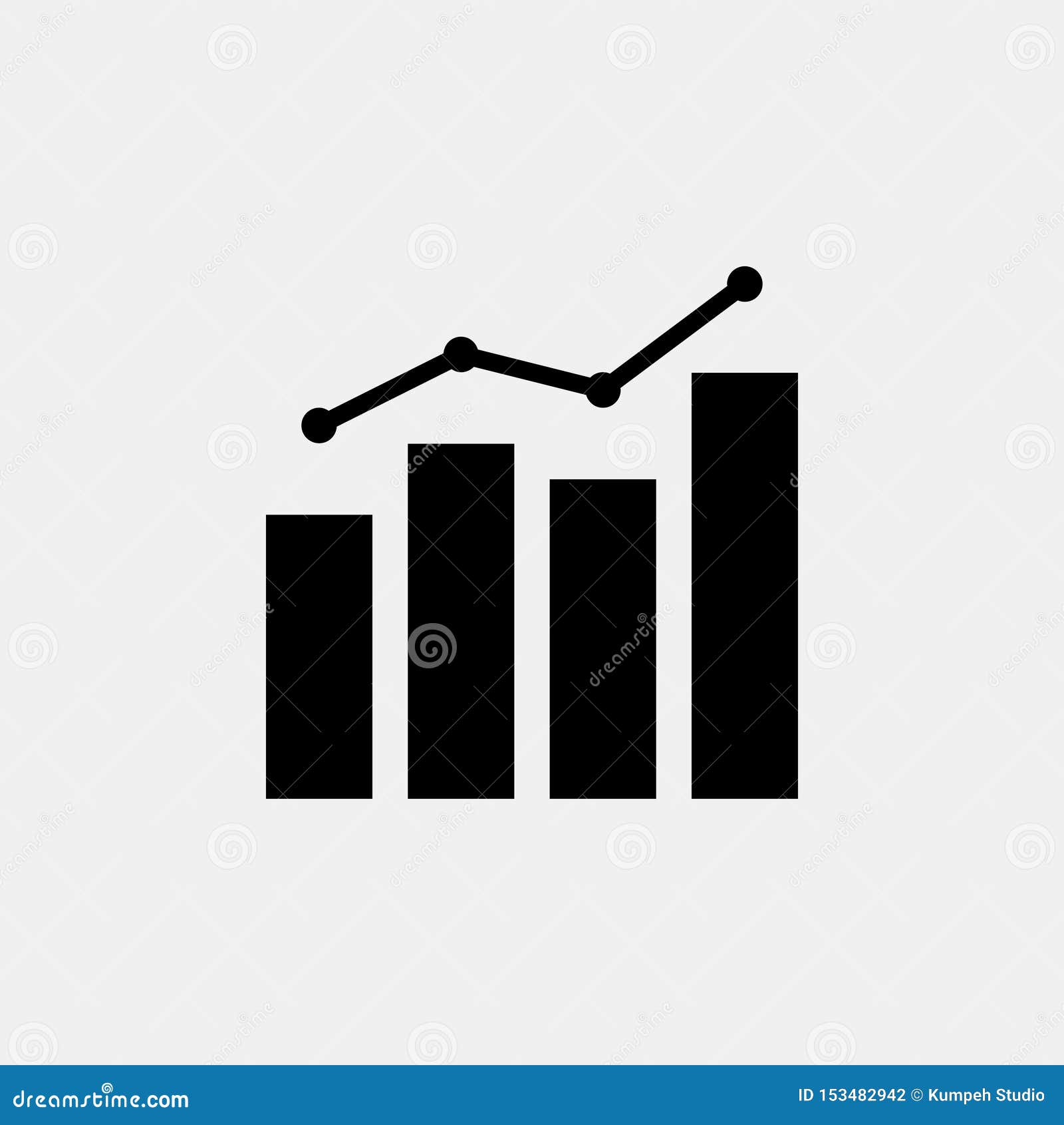 Data Analytic Static Vector Icon Stock Vector - Illustration of ...