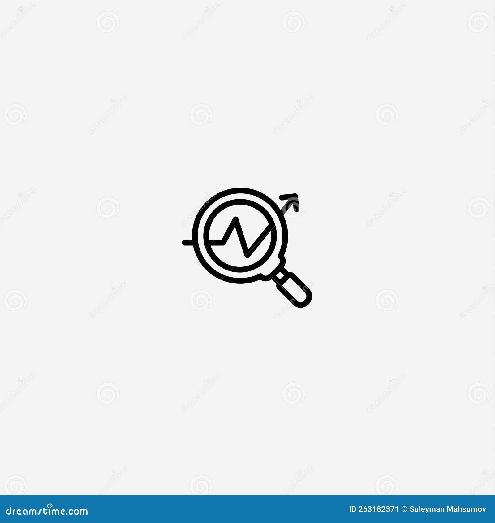 Analytic Vector Icon Sign Symbol Stock Vector - Illustration of ...