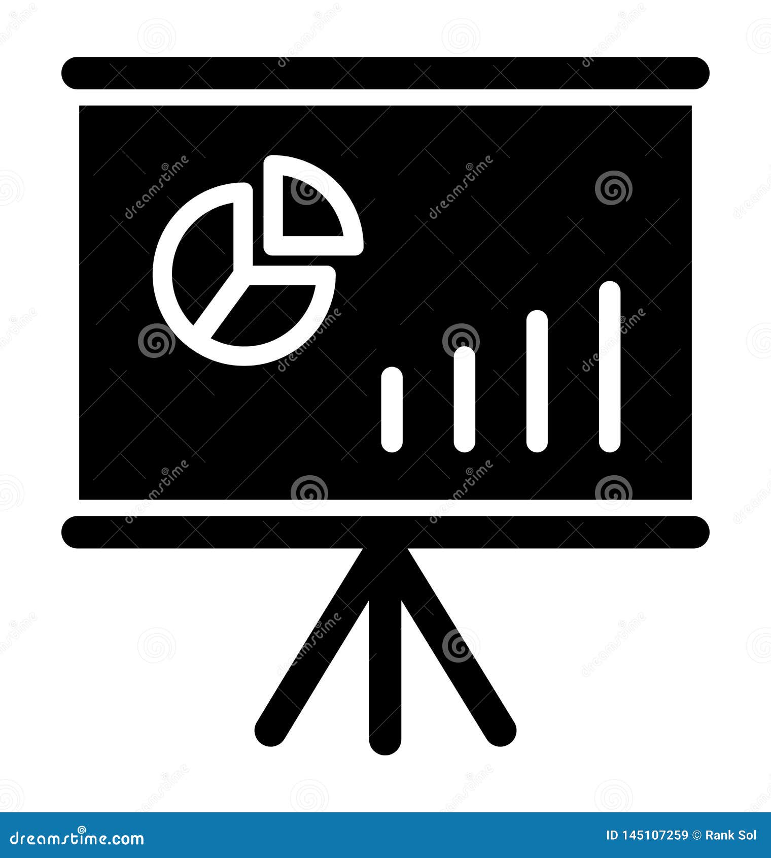 Analytical Chart Isolated Vector Icon Which Can Easily Modify or Edit ...