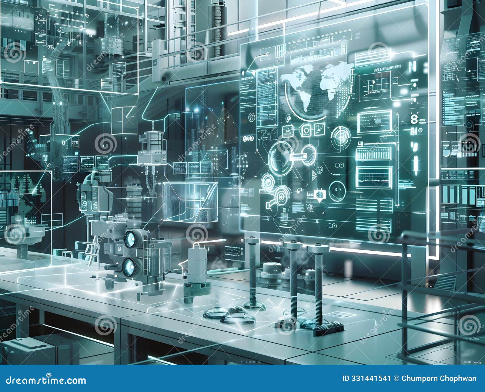 Analytical Mind Map With Branching Information Hierarchies And ...