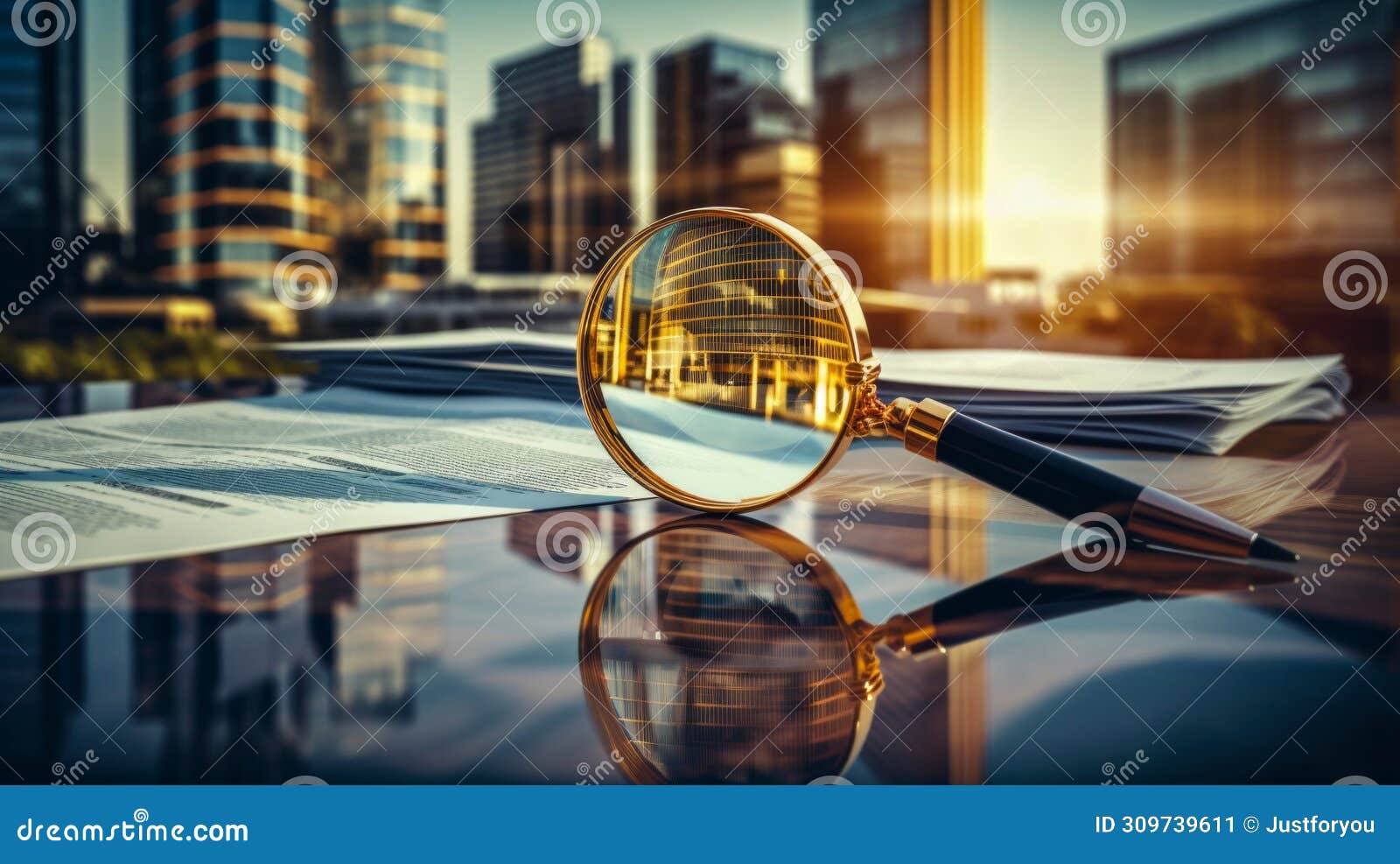 Analytical Research with Magnifying Glass Over Documents. Generative Ai ...