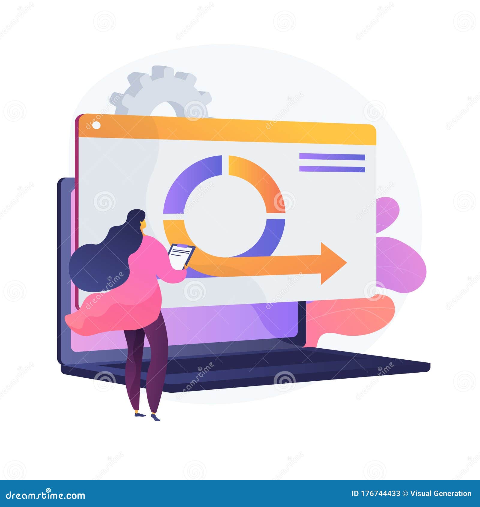 Analytical Software Vector Concept Metaphor Stock Vector - Illustration ...