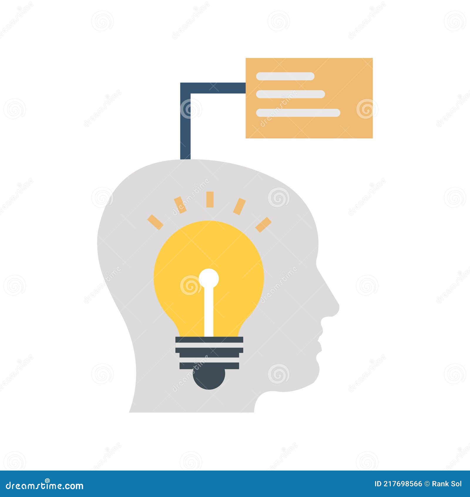 Analytical Thinking Isolated Vector Icon Which Can Easily Modify or ...