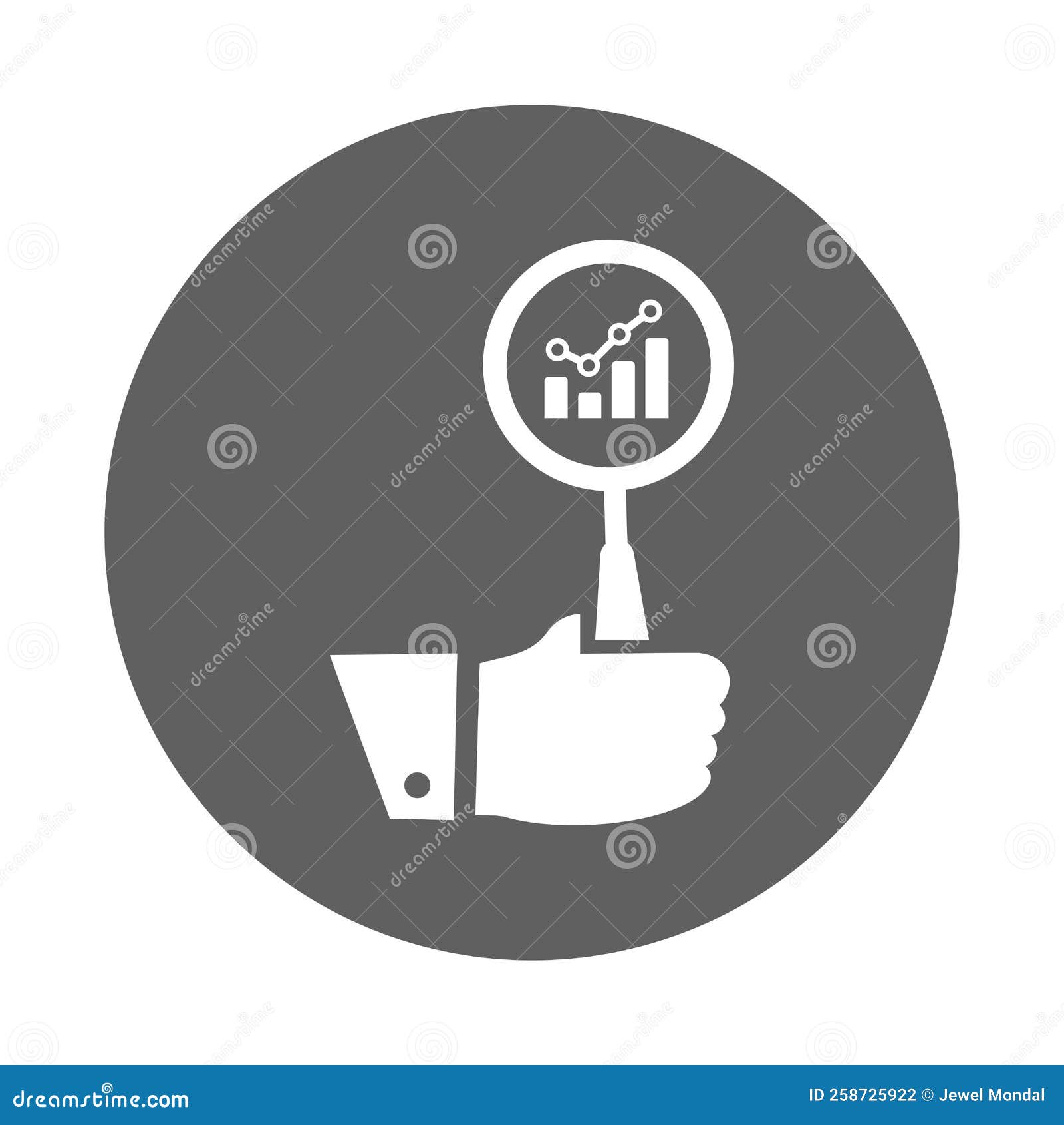 Analytics, Analysis, Graph Icon. Gray Vector Sketch Stock Illustration ...