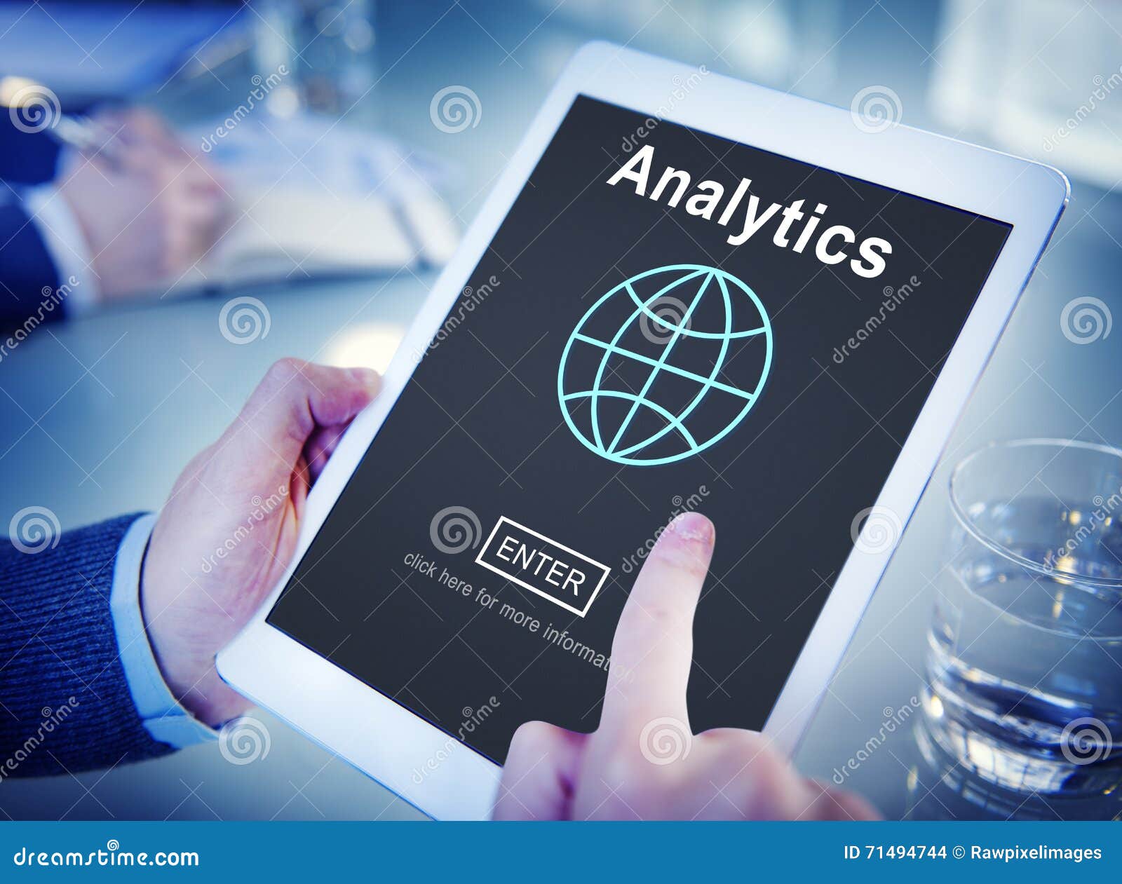 Analytics Analyze Data Analysis Informaion Research Concept Stock Photo ...