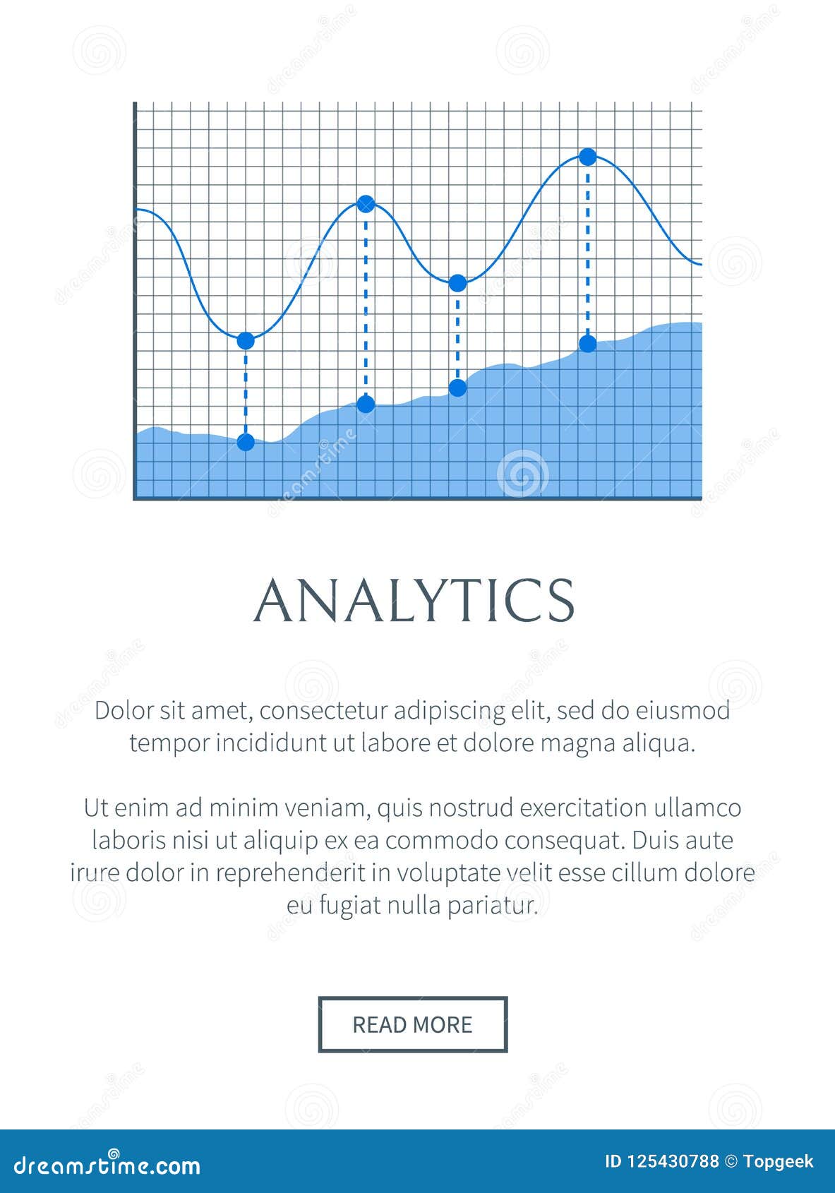 Analytics Banner, Colorful Vector Illustration Stock Vector ...