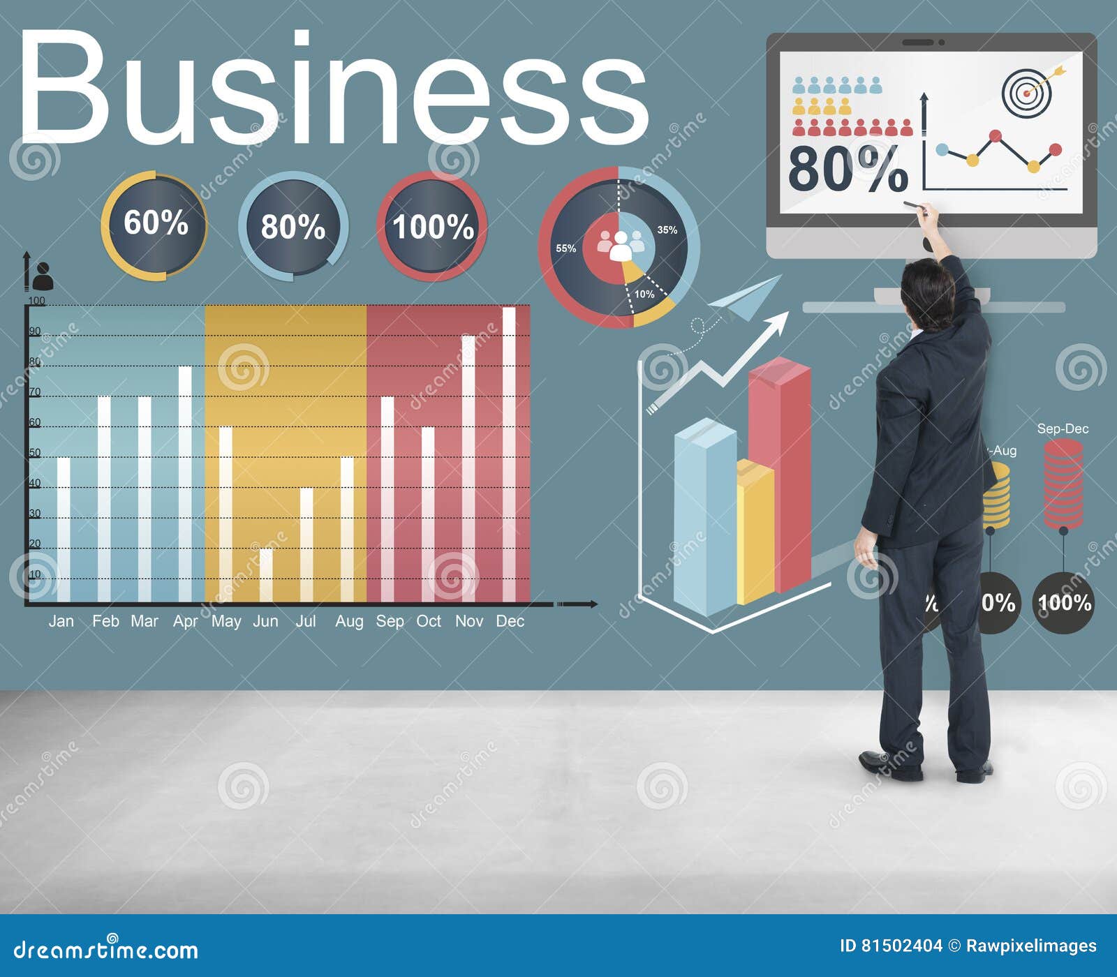 Analytics Business Statistics Data Strategy Concept Stock Photo - Image ...