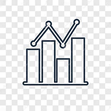 Analytics Concept Vector Linear Icon Isolated on Transparent Background ...