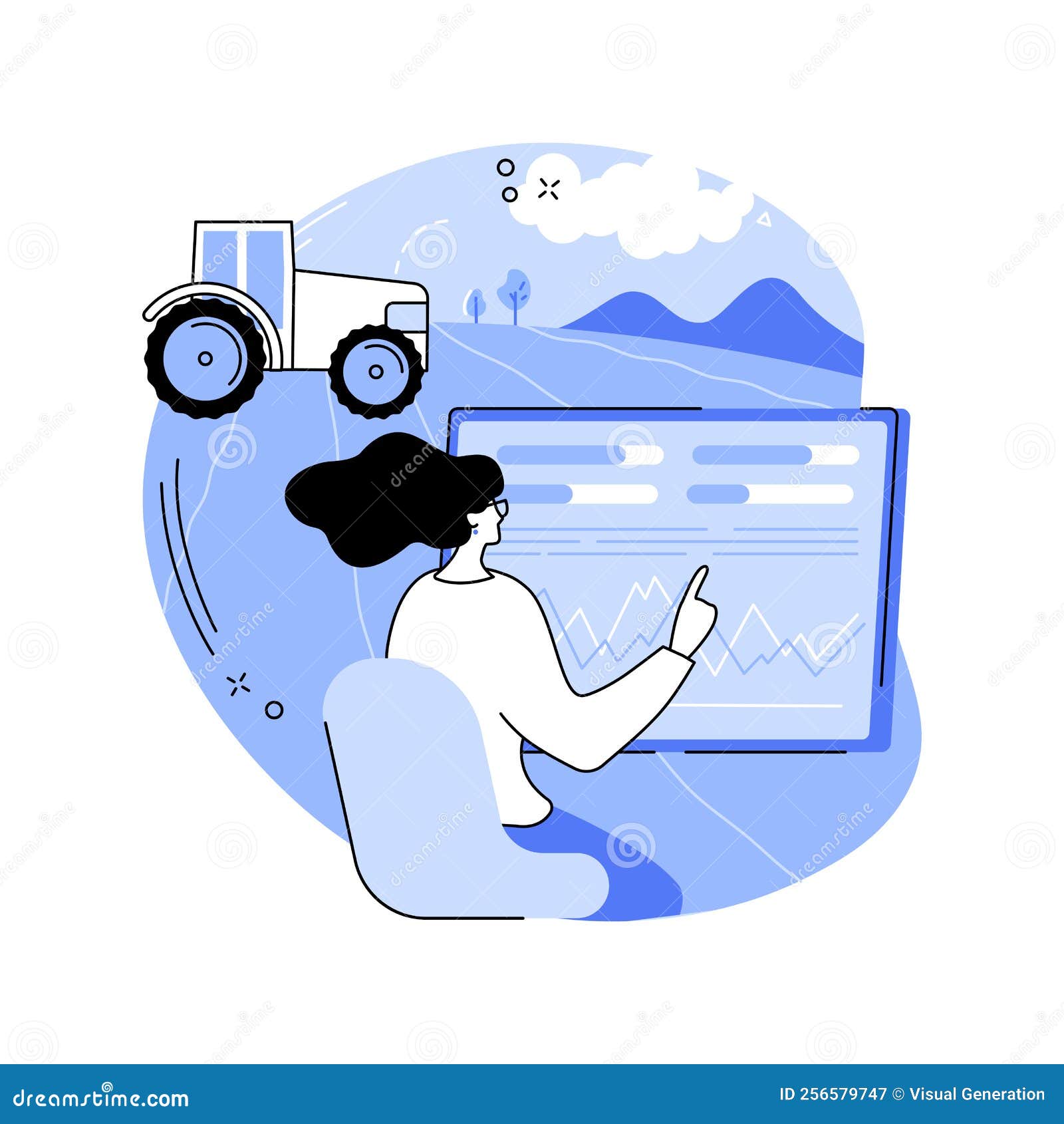 Crop Data Report, Soil Condition Control, Yield Estimation Chart, Smart ...