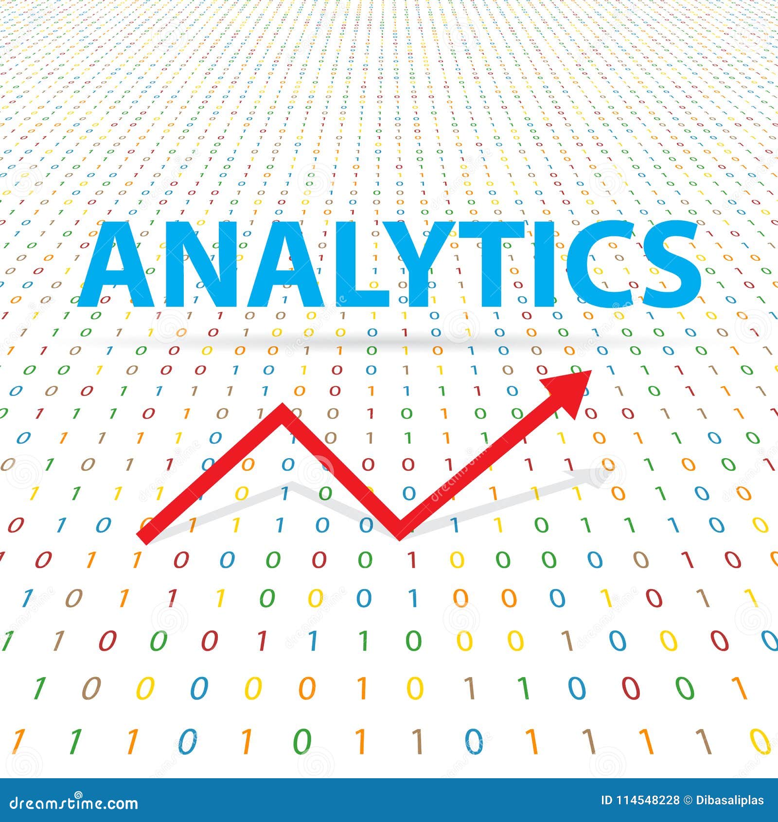 Analytics in Digital Cybernetic Space. Stock Vector - Illustration of ...