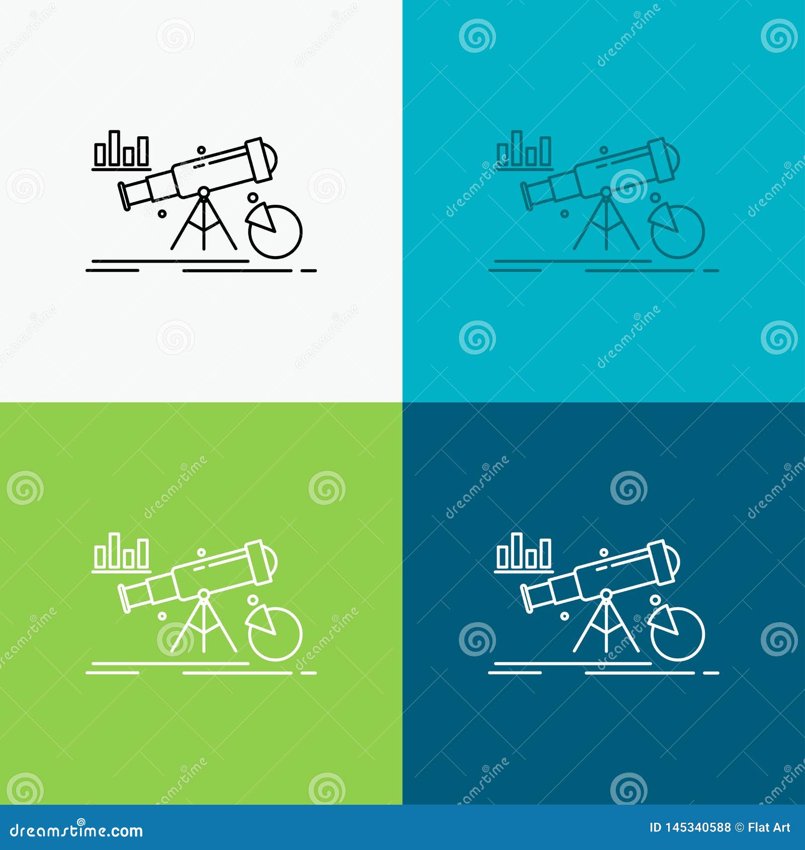 Analytics, Finance, Forecast, Market, Prediction Icon Over Various ...