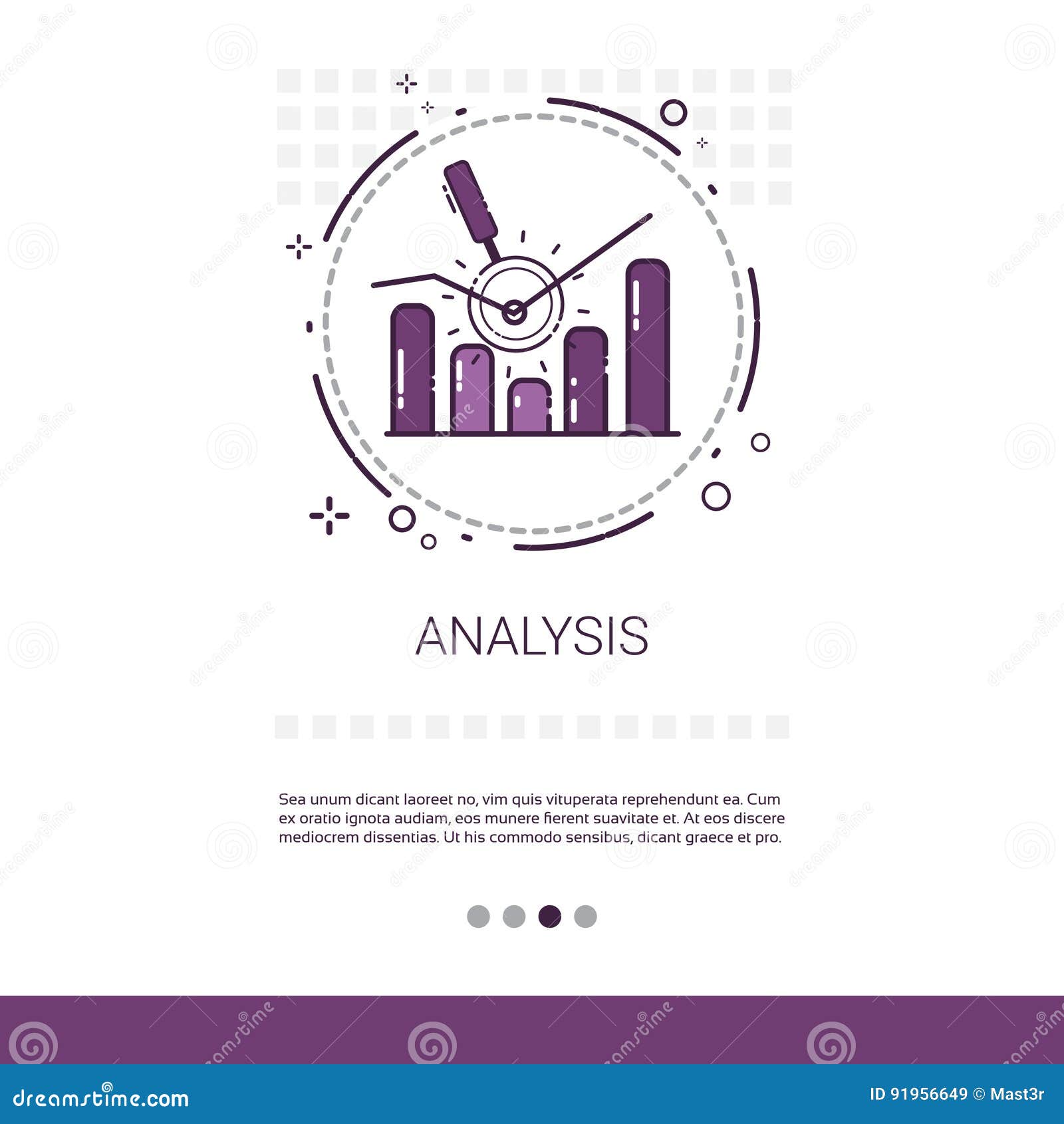 Analytics Financial Business Analysis Banner with Copy Space Stock ...