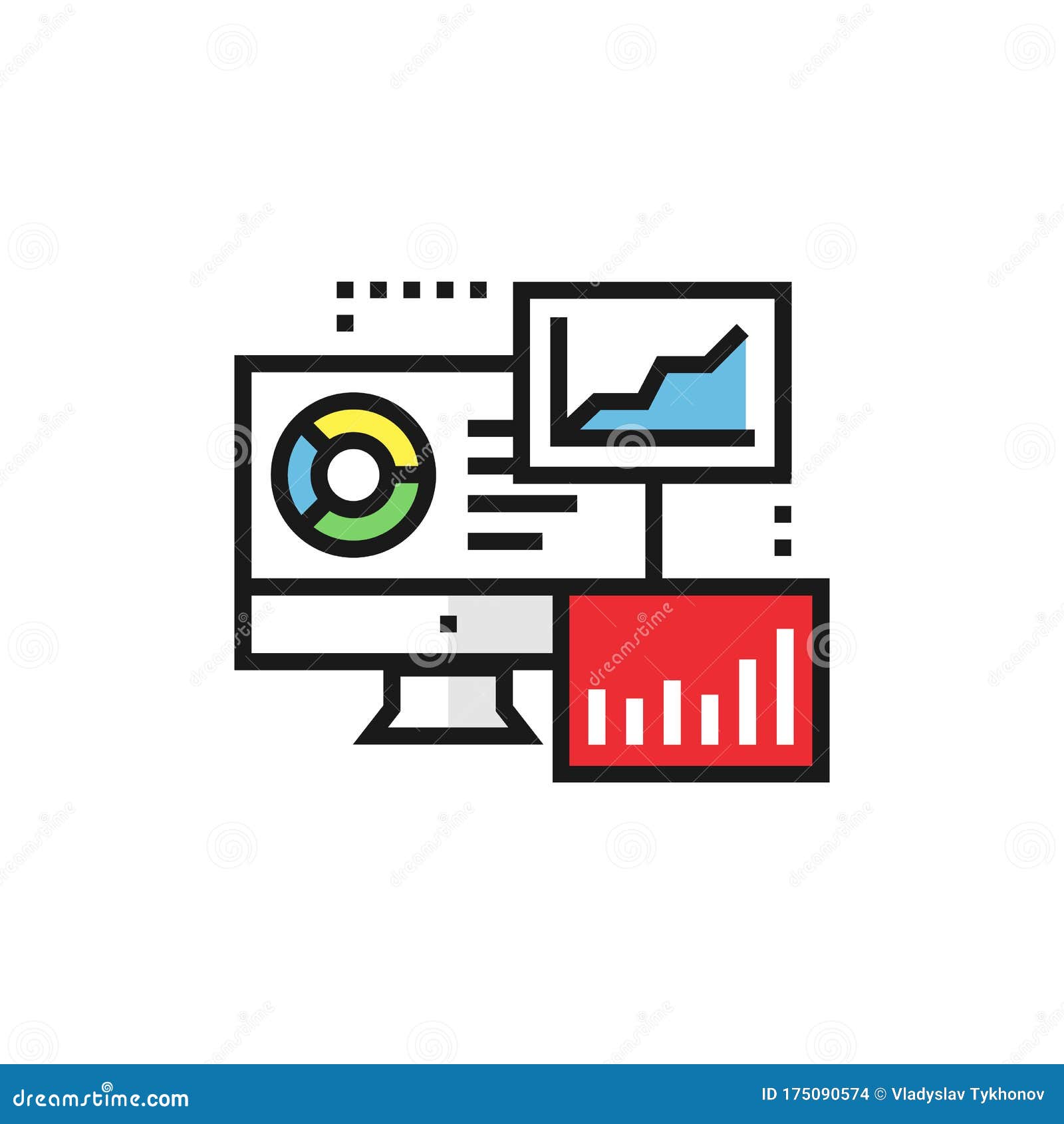 Analytics Flat Icon. Chart Data Analytics. Vector EPS 10 Stock Vector ... Analytics Flat Icon. Chart Data Analytics. Vector EPS 10 Stock Vector ...