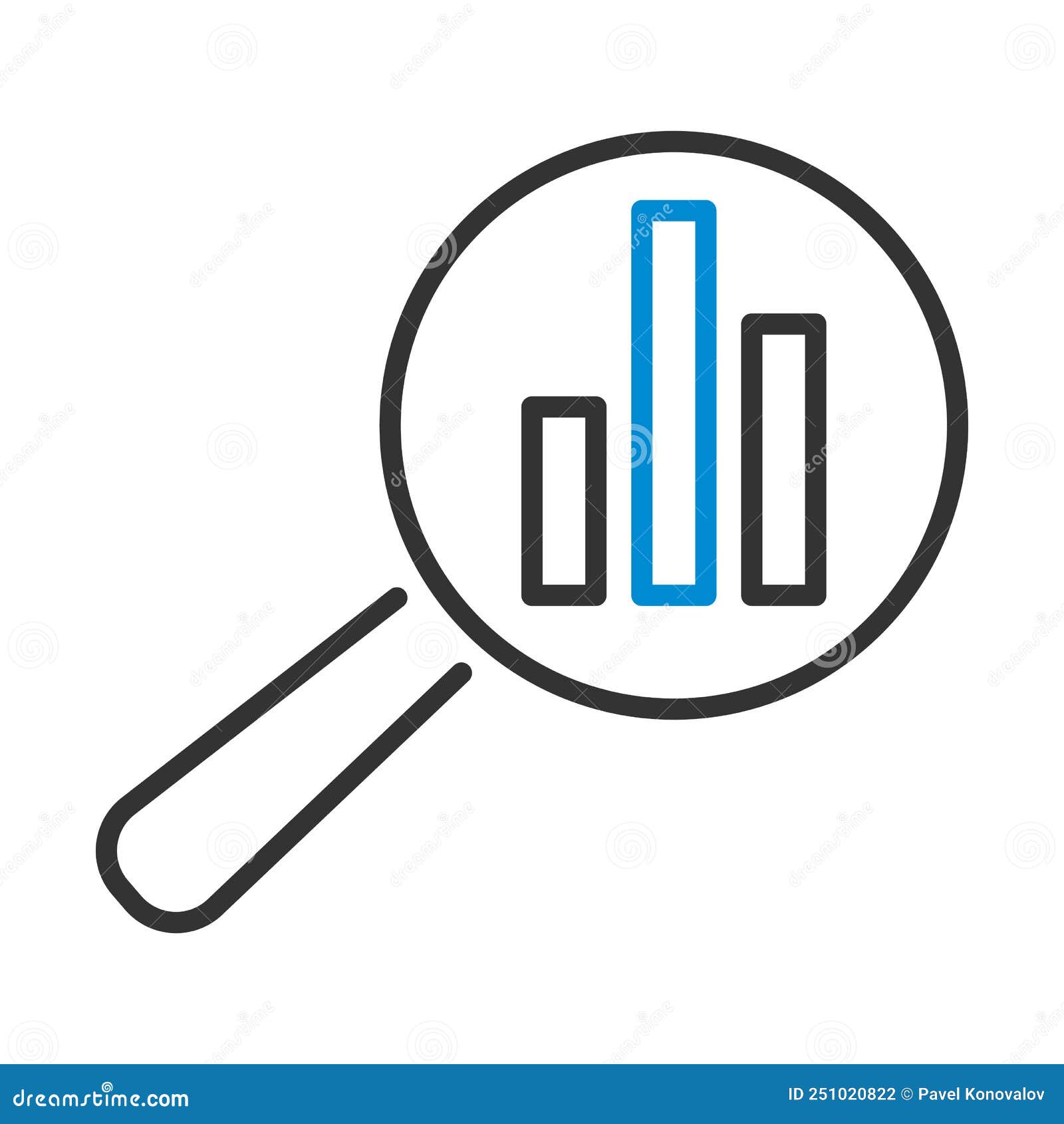 Analytics Icon stock vector. Illustration of icon, graph - 251020822