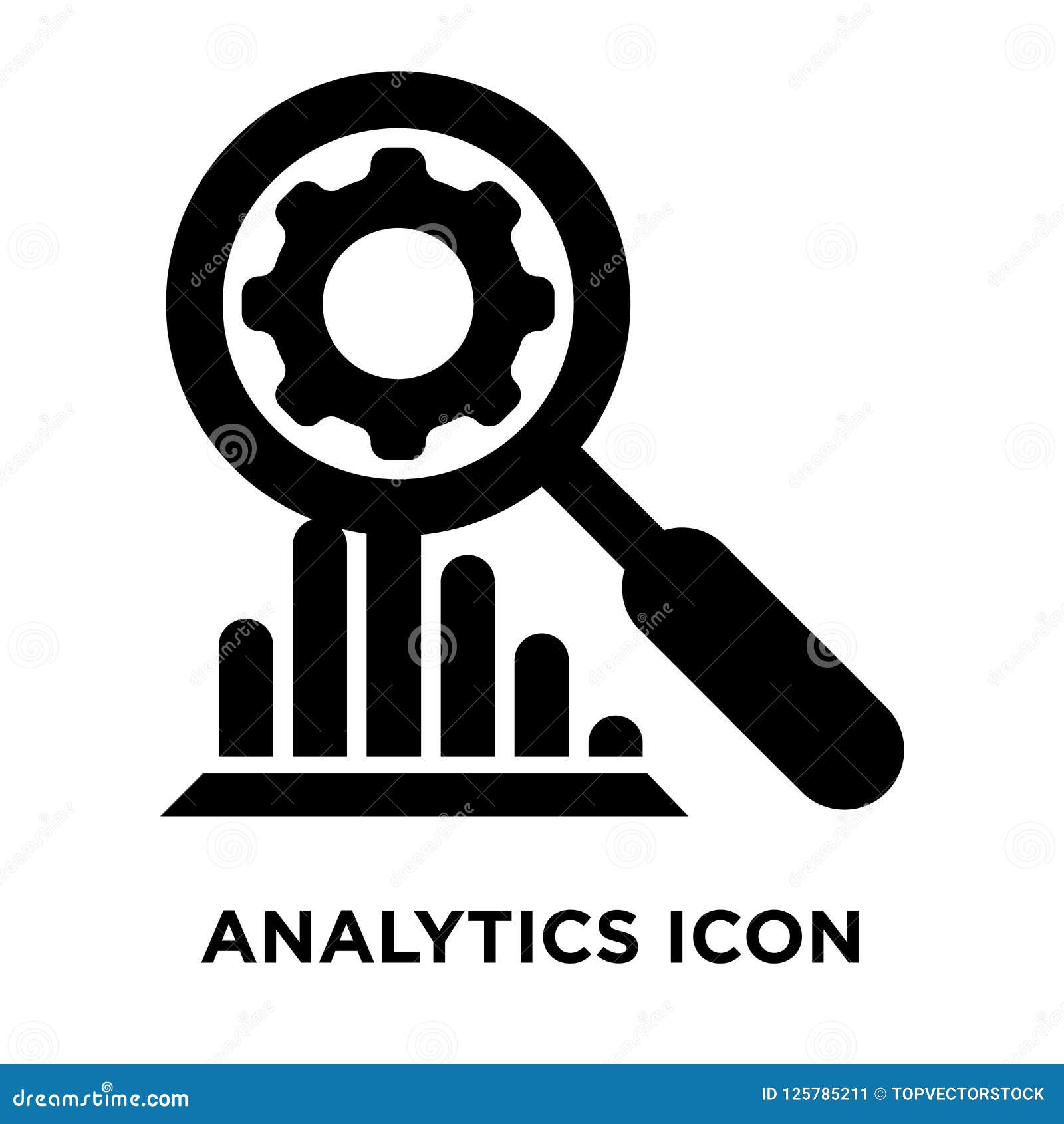 Analytics Icon Black