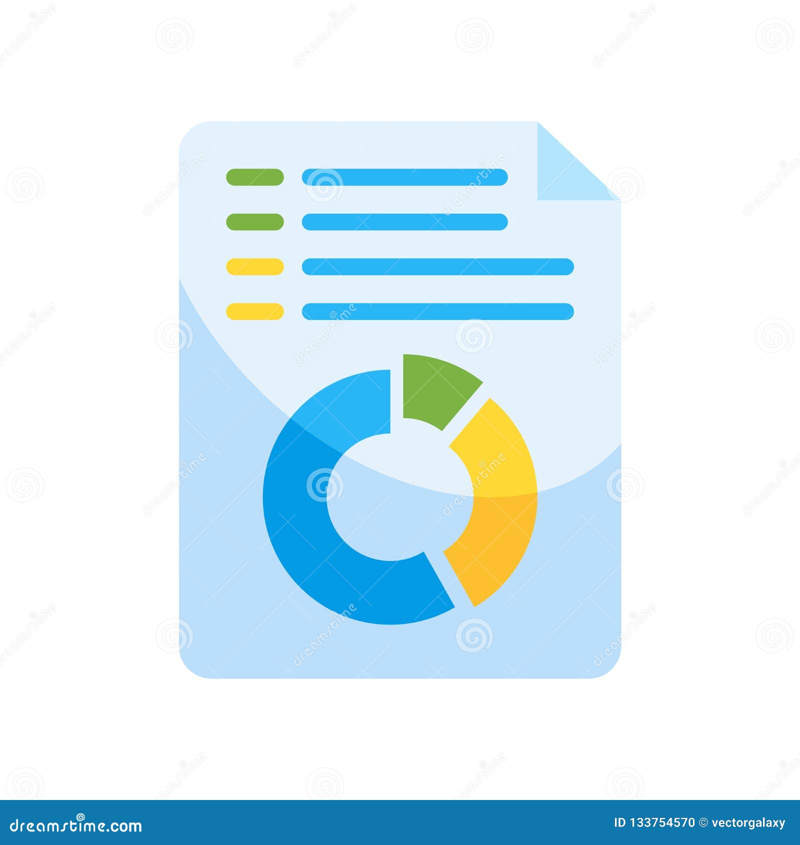 Analytics Icon Vector Sign and Symbol Isolated on White Background ...