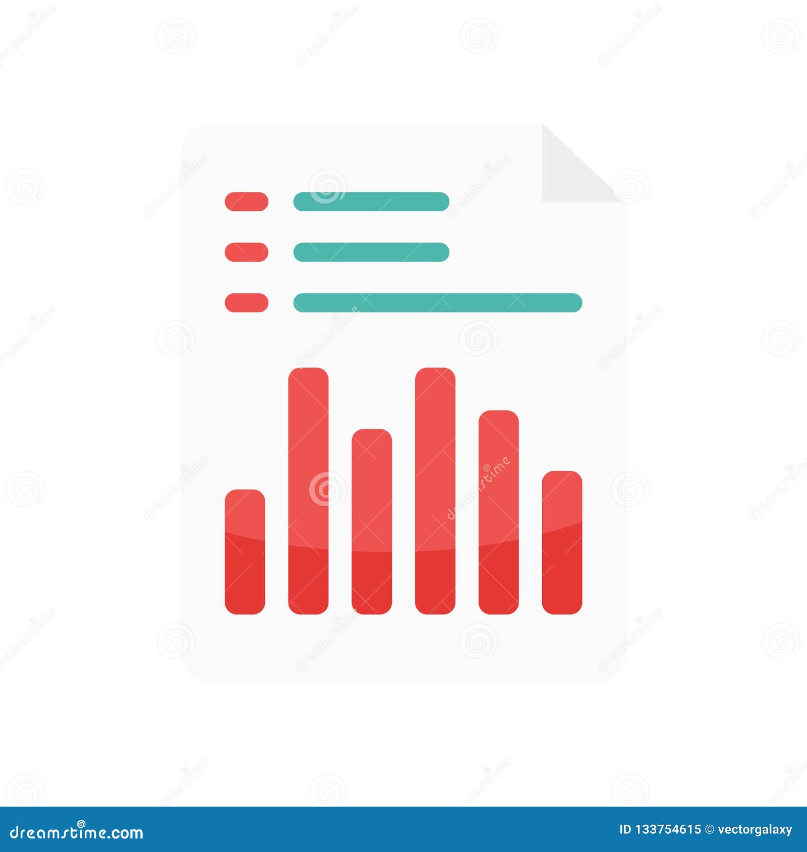 Analytics Icon Vector Sign and Symbol Isolated on White Background ...