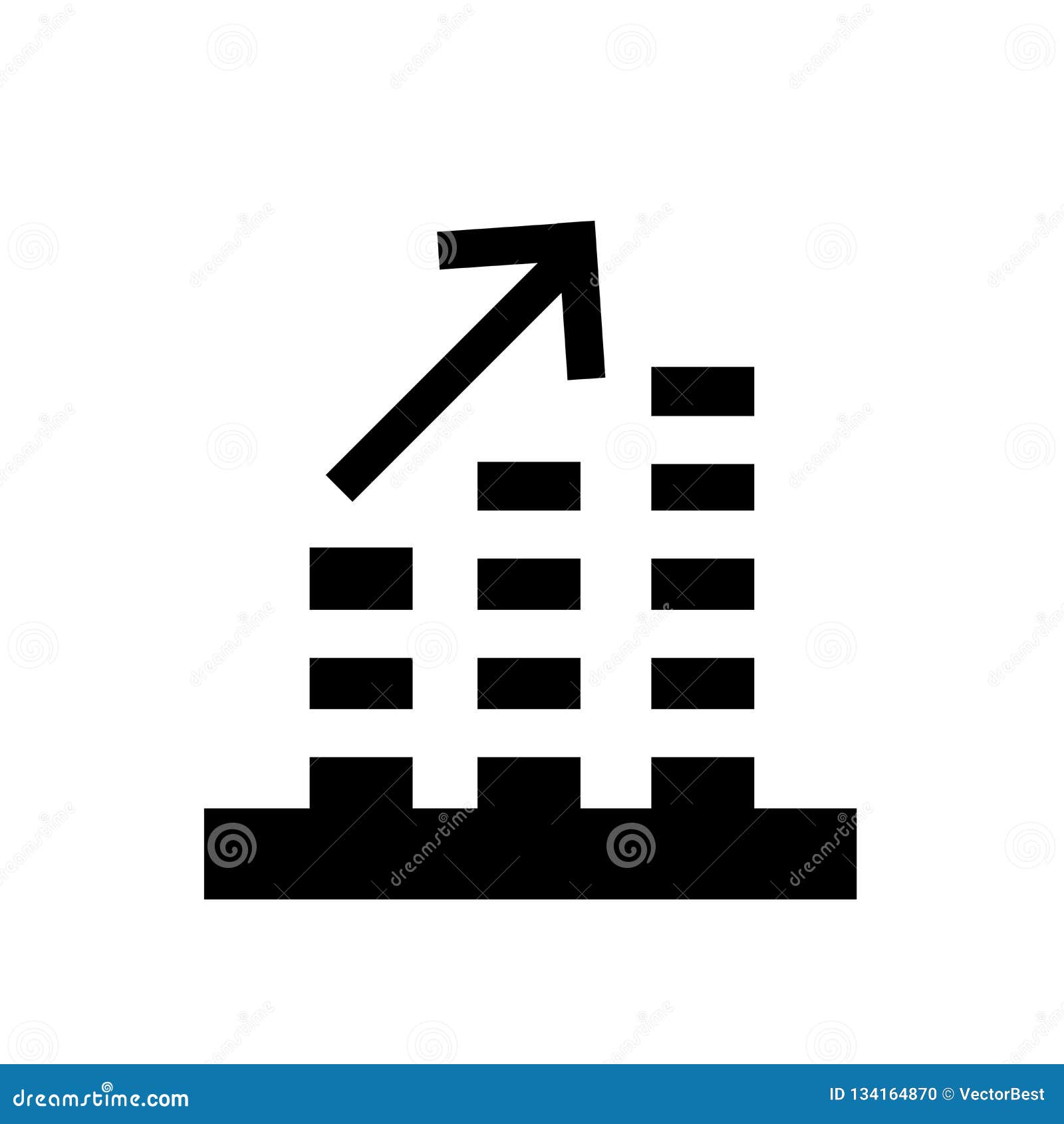 Analytics Icon Vector Sign and Symbol Isolated on White Background ...