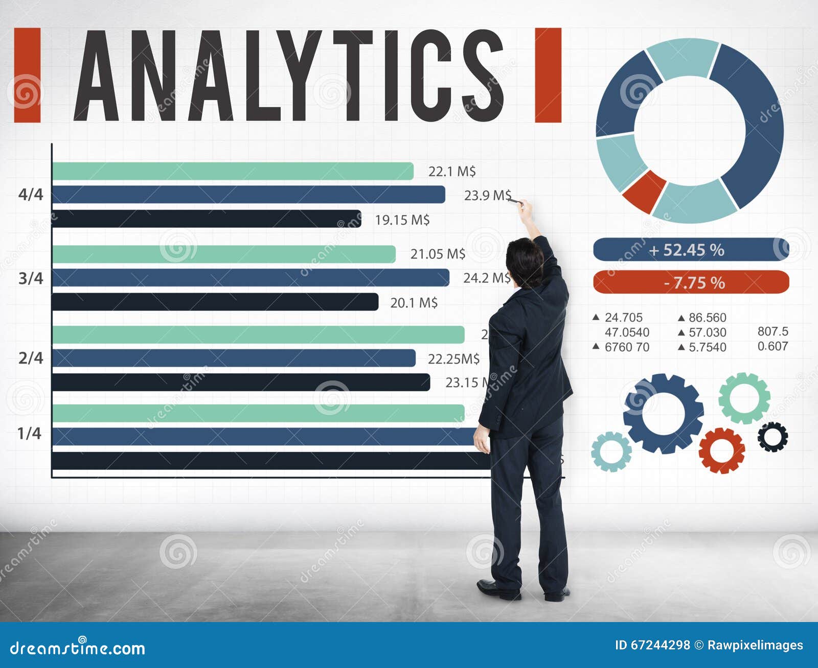 Analytics Information Statistics Strategy Data Concept Stock Photo ...