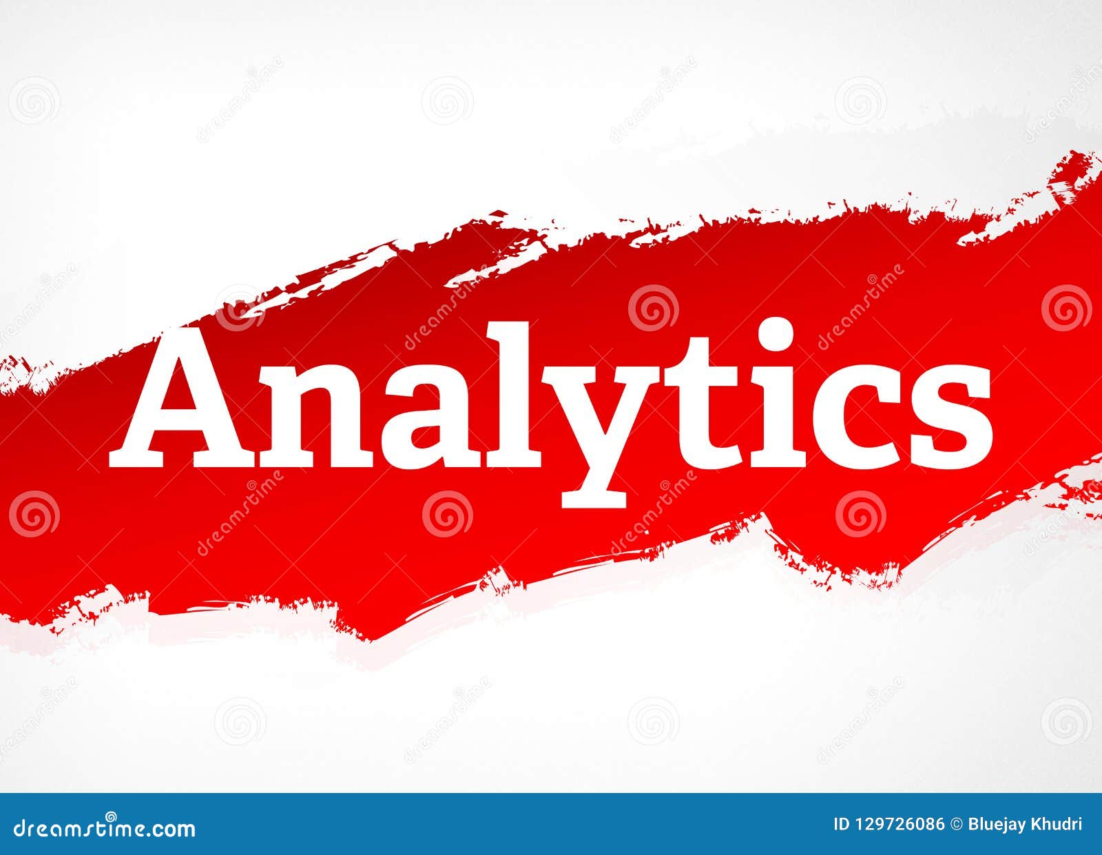 Analytics Red Brush Abstract Background Illustration Stock Illustration ...