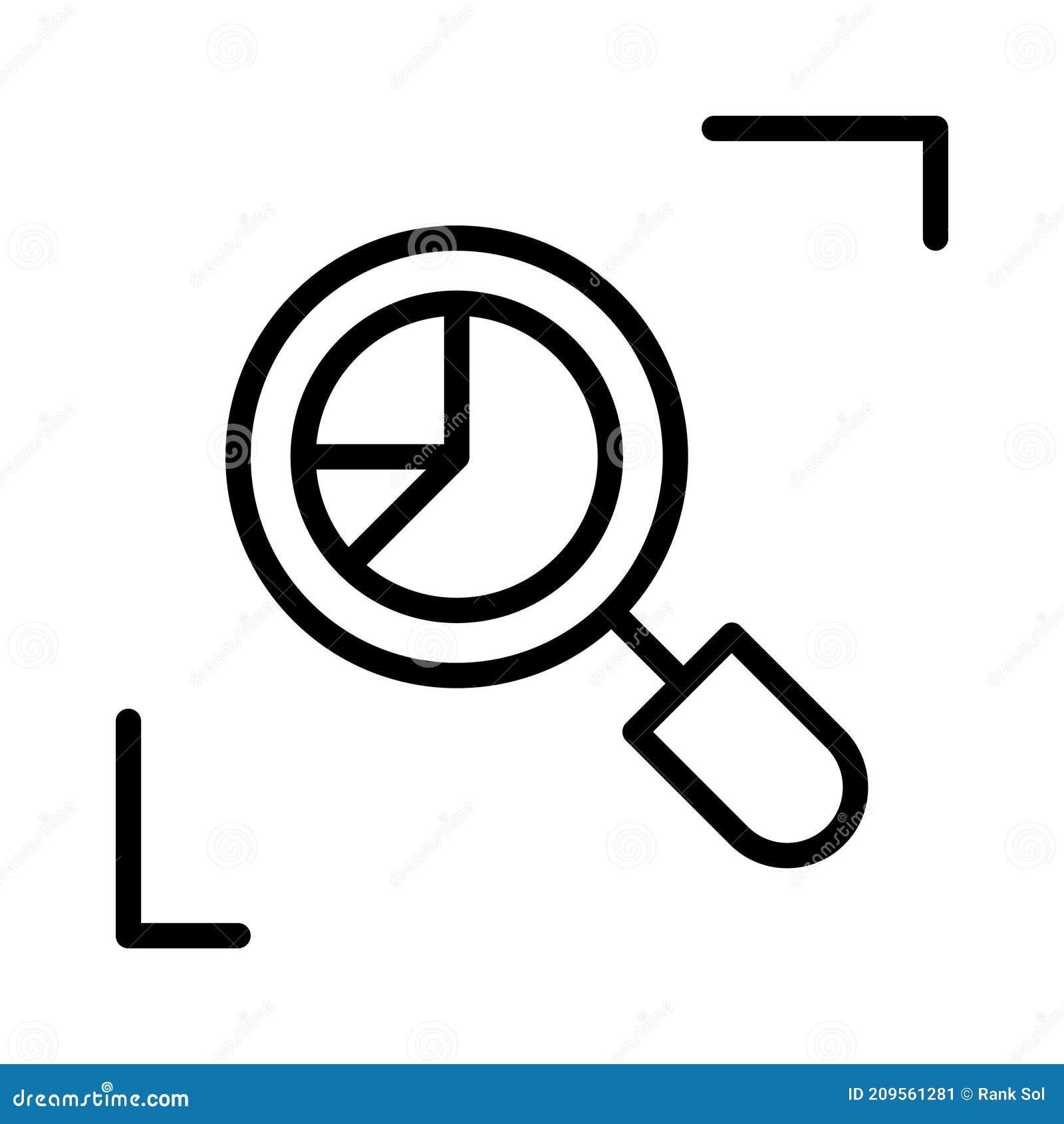 Analytics Isolated Vector Icon Which Can Easily Modify or Edit Stock Vector - Illustration of ...