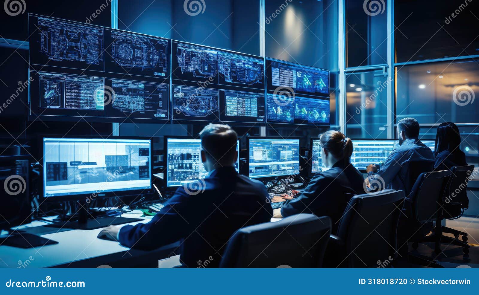 Analytics Operations Technology Stock Illustration - Illustration of ...