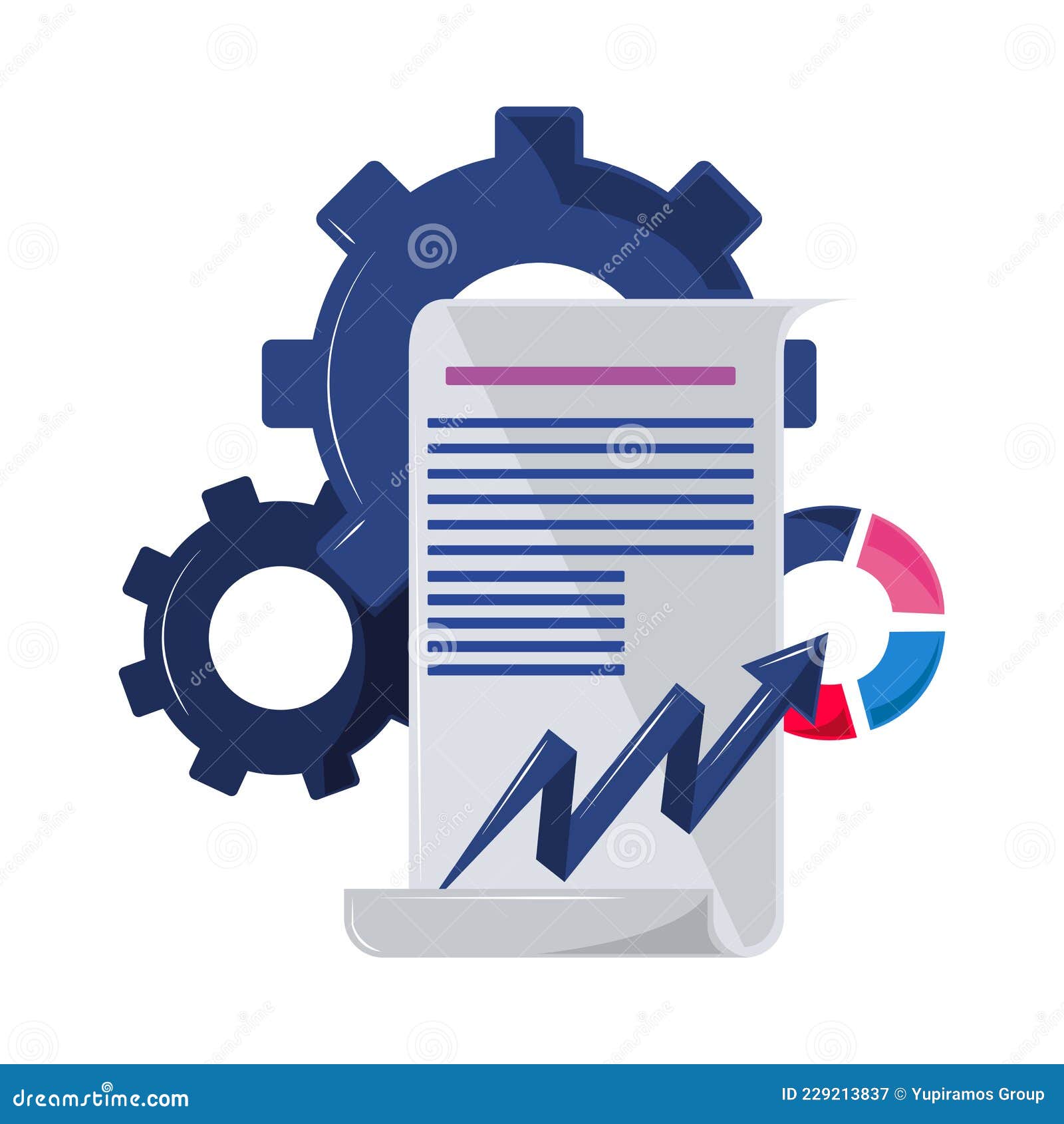 Analytics Optimization Business Stock Vector - Illustration of ...