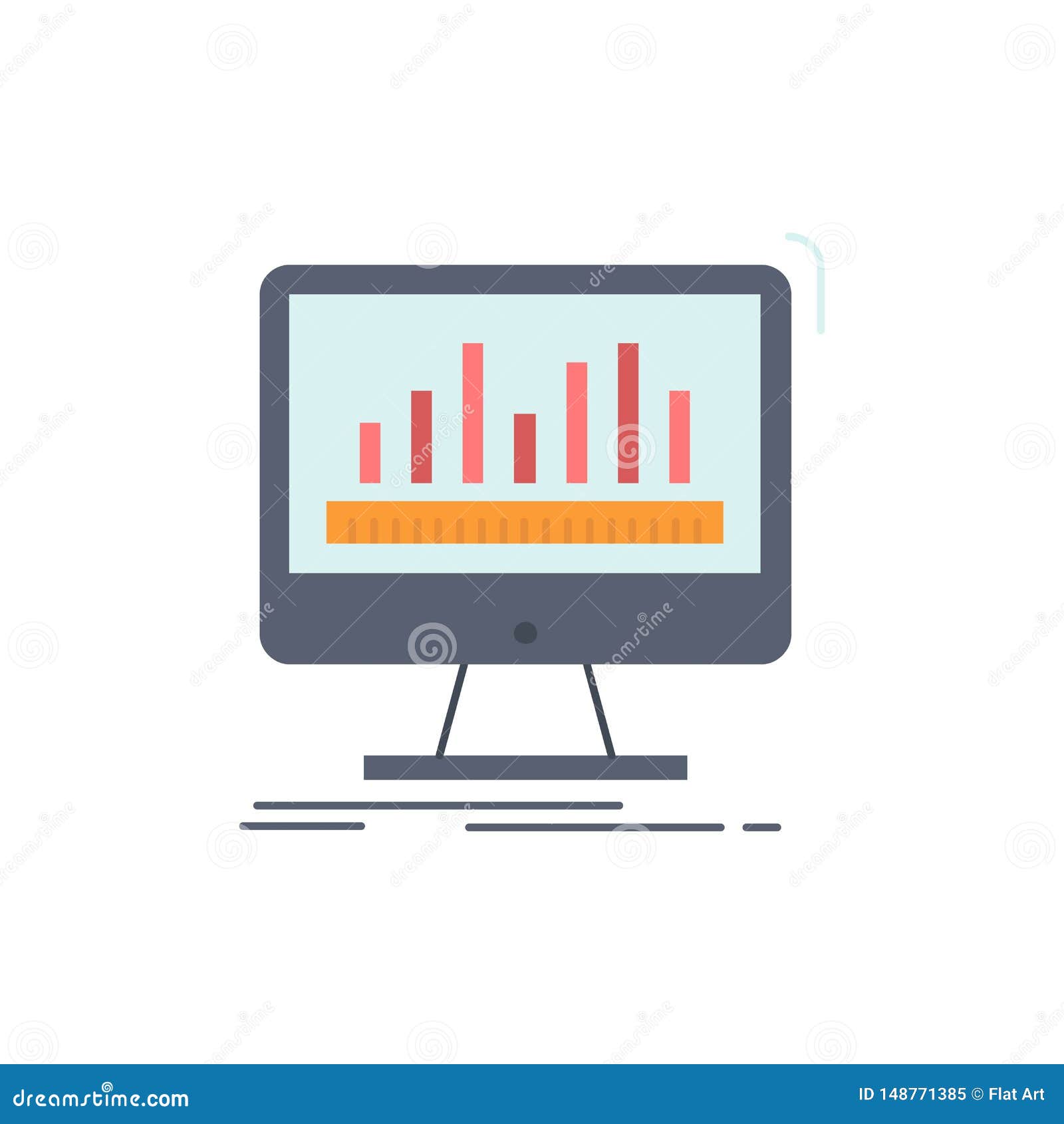 Dashboard UI And UX Kit With Data Visualization. Cartoon Vector ...