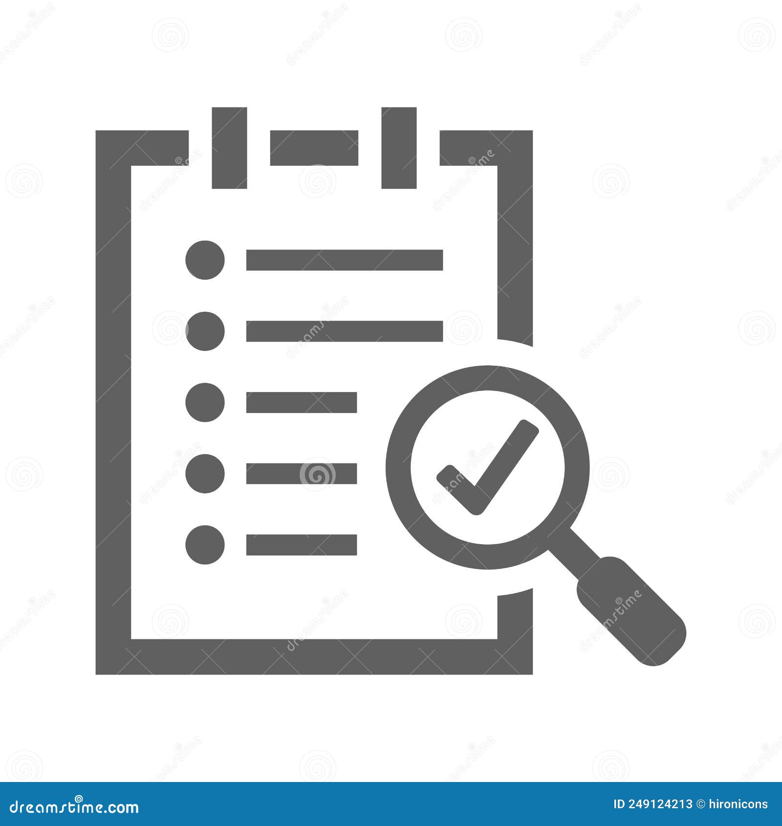 Analytics, Report Icon. Gray Vector Graphics Stock Illustration ...