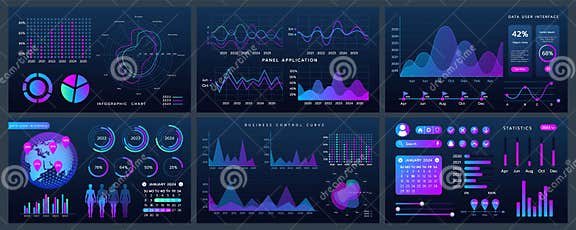 Analytics Screen. Dashboard Data Graph. Panel Application UI Graphic ...