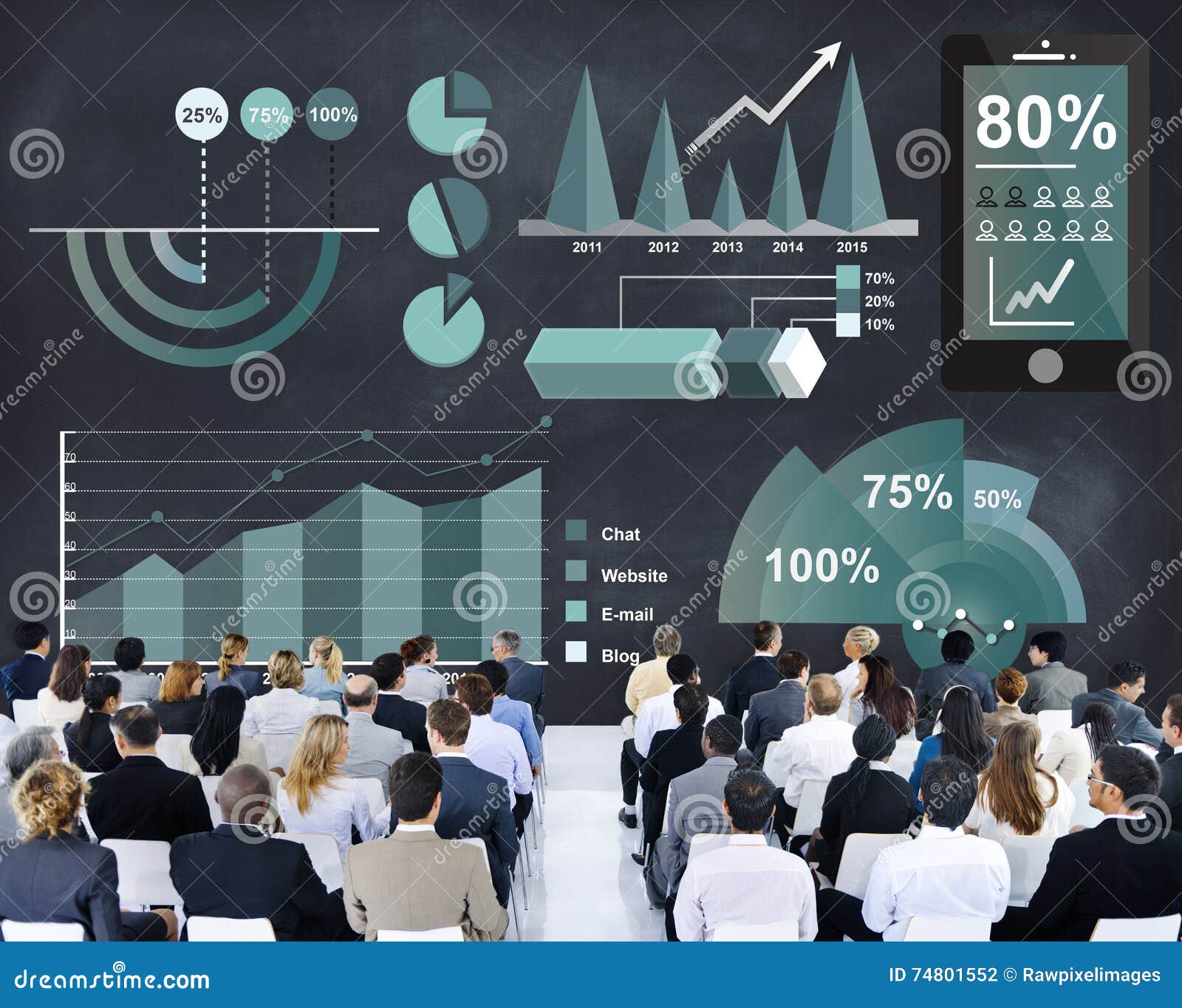 Analytics Statistics Business Progress Analysis Concept Stock Photo ...
