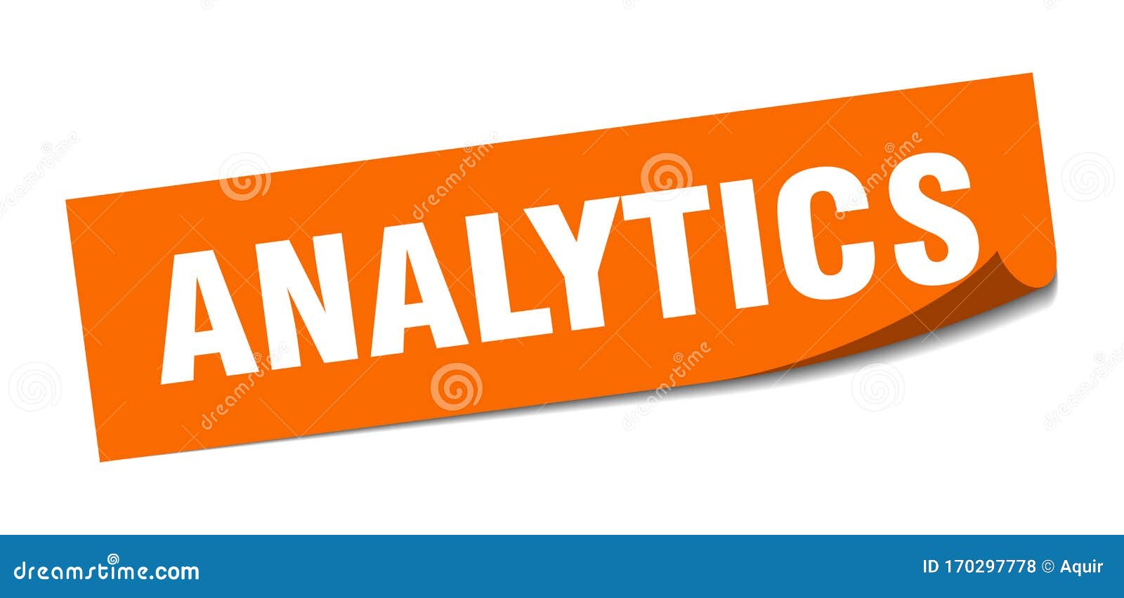 Analytics Sticker. Analytics Square Sign Stock Vector - Illustration of ...