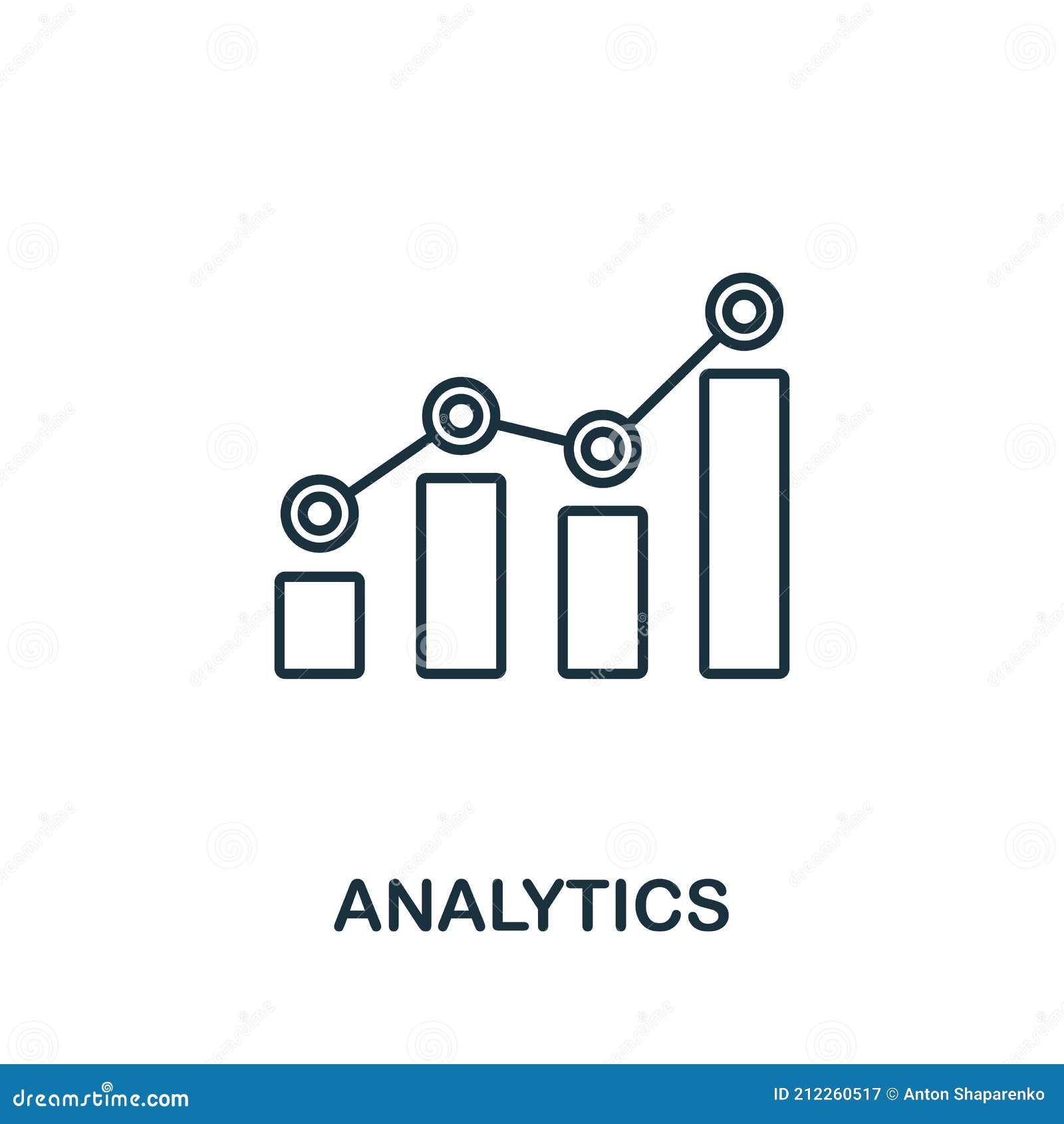 Analytics Vector Icon Symbol. Creative Sign from Seo and Development ...