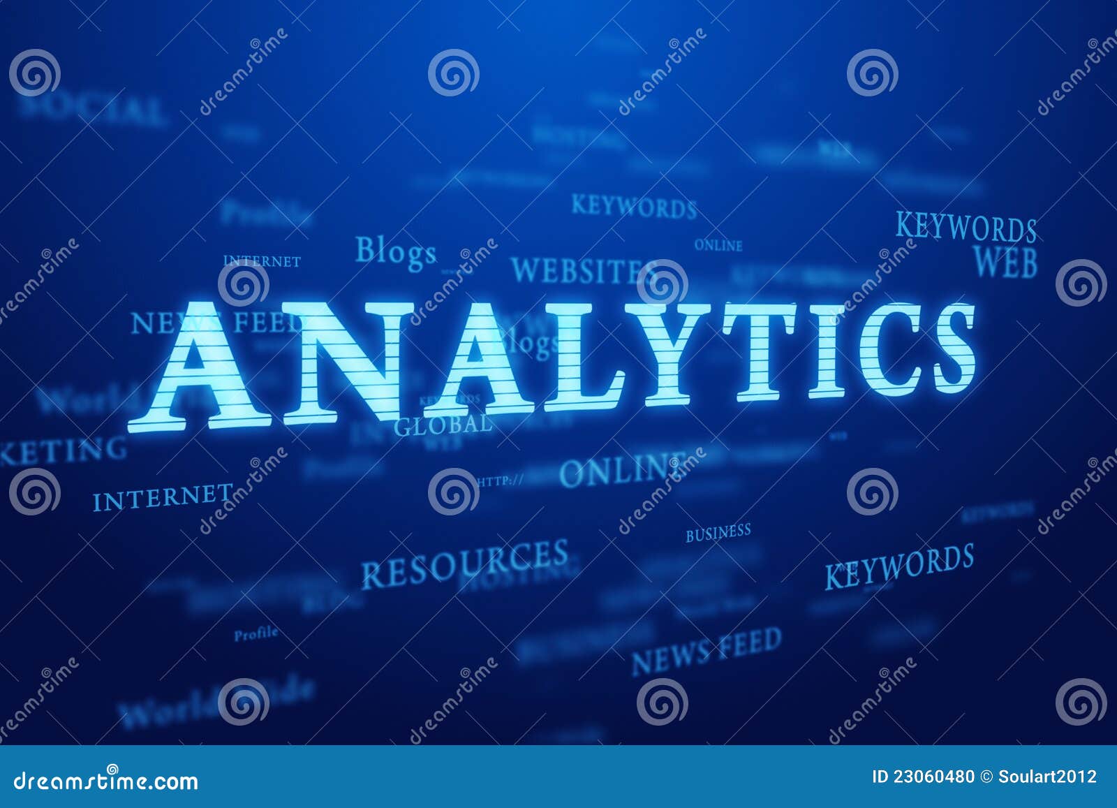 Analytics Words Collage Background Performance Measurement Metrics ...