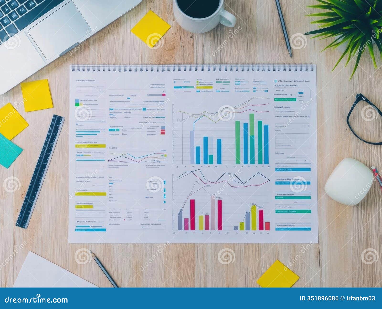 Analyze Business Data, Charts, Graphs, and Key Performance Indicators ...