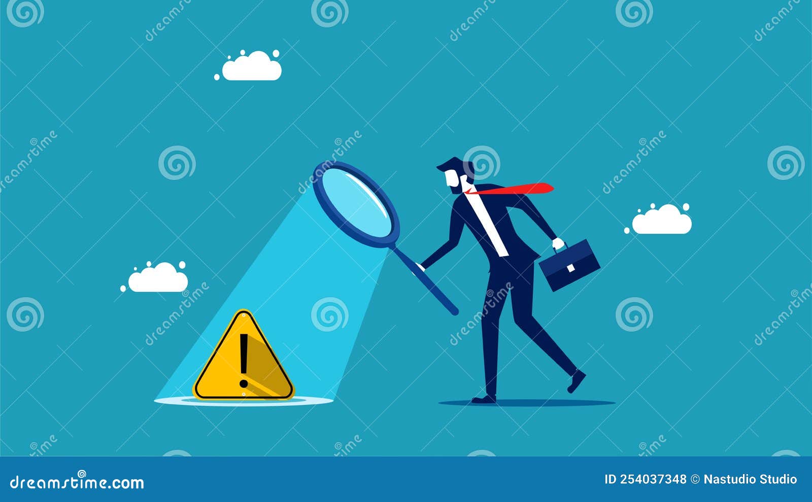 Analyze the Cause of the Problem. a Businessman with a Magnifying Glass ... Analyze the Cause of the Problem. a Businessman with a Magnifying Glass ...