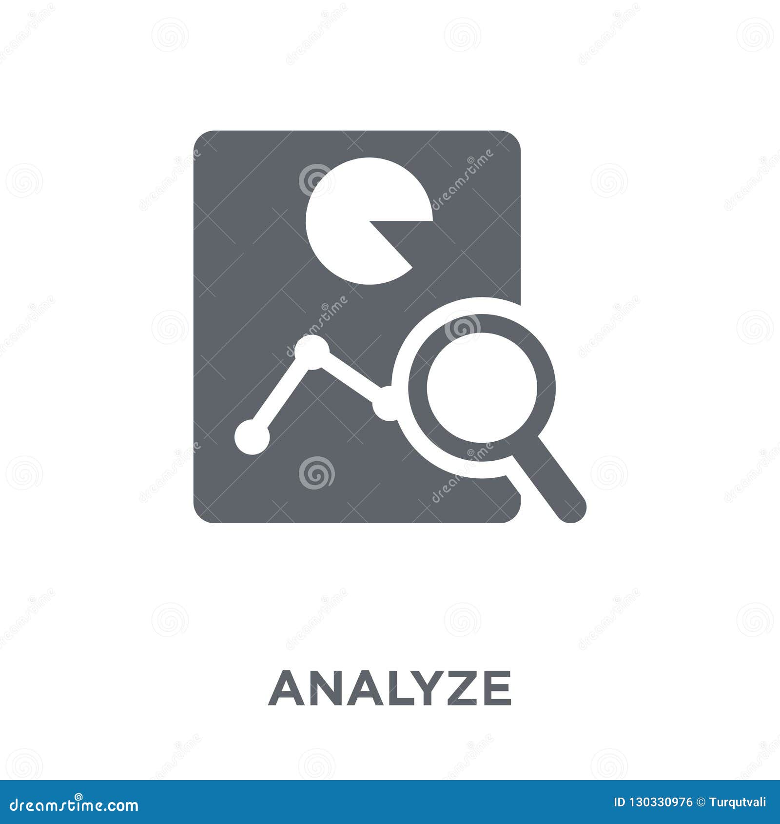 Analyze Icon from Collection. Stock Vector - Illustration of icon ...
