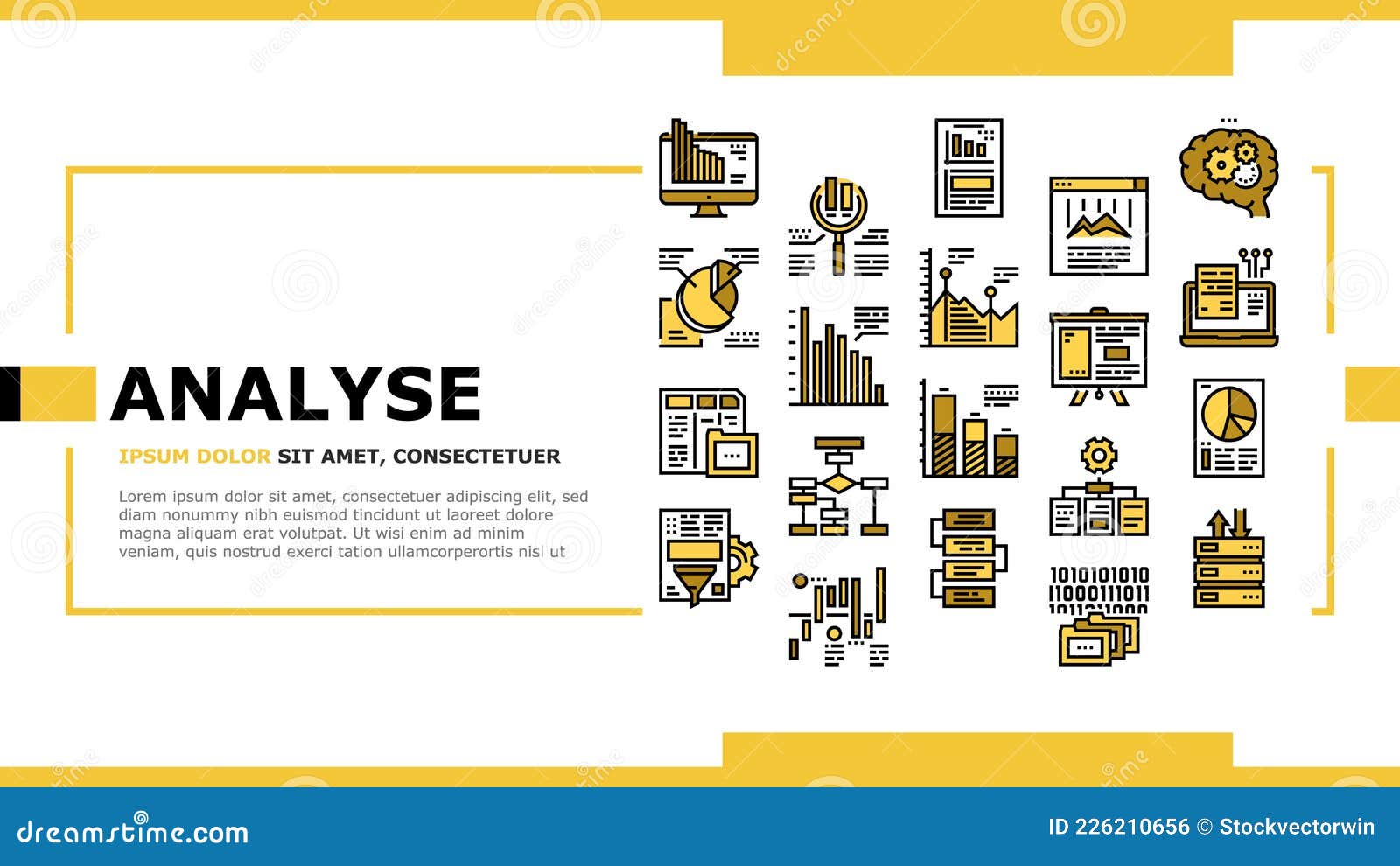 Binary Header And Commercial Targets Stock Photo | CartoonDealer.com ...