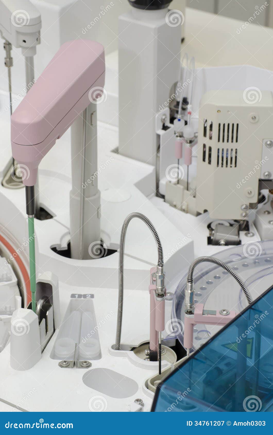 Analyzer Components - Laboratory Stock Image - Image of tubes, medical ...